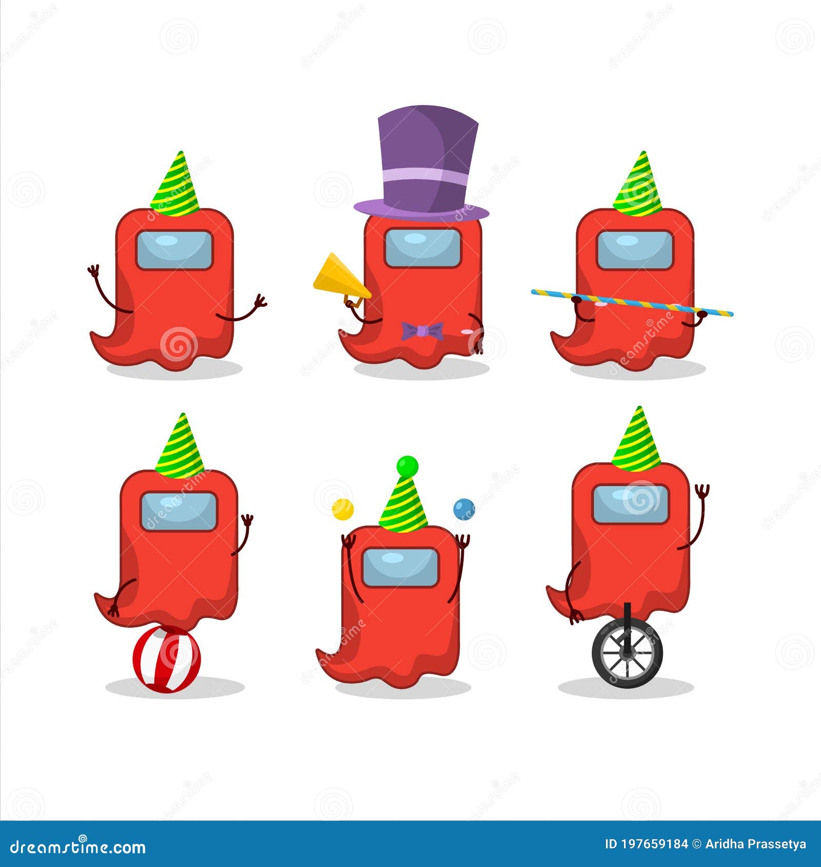 Ghost Circus Vector Illustration | CartoonDealer.com #41124288