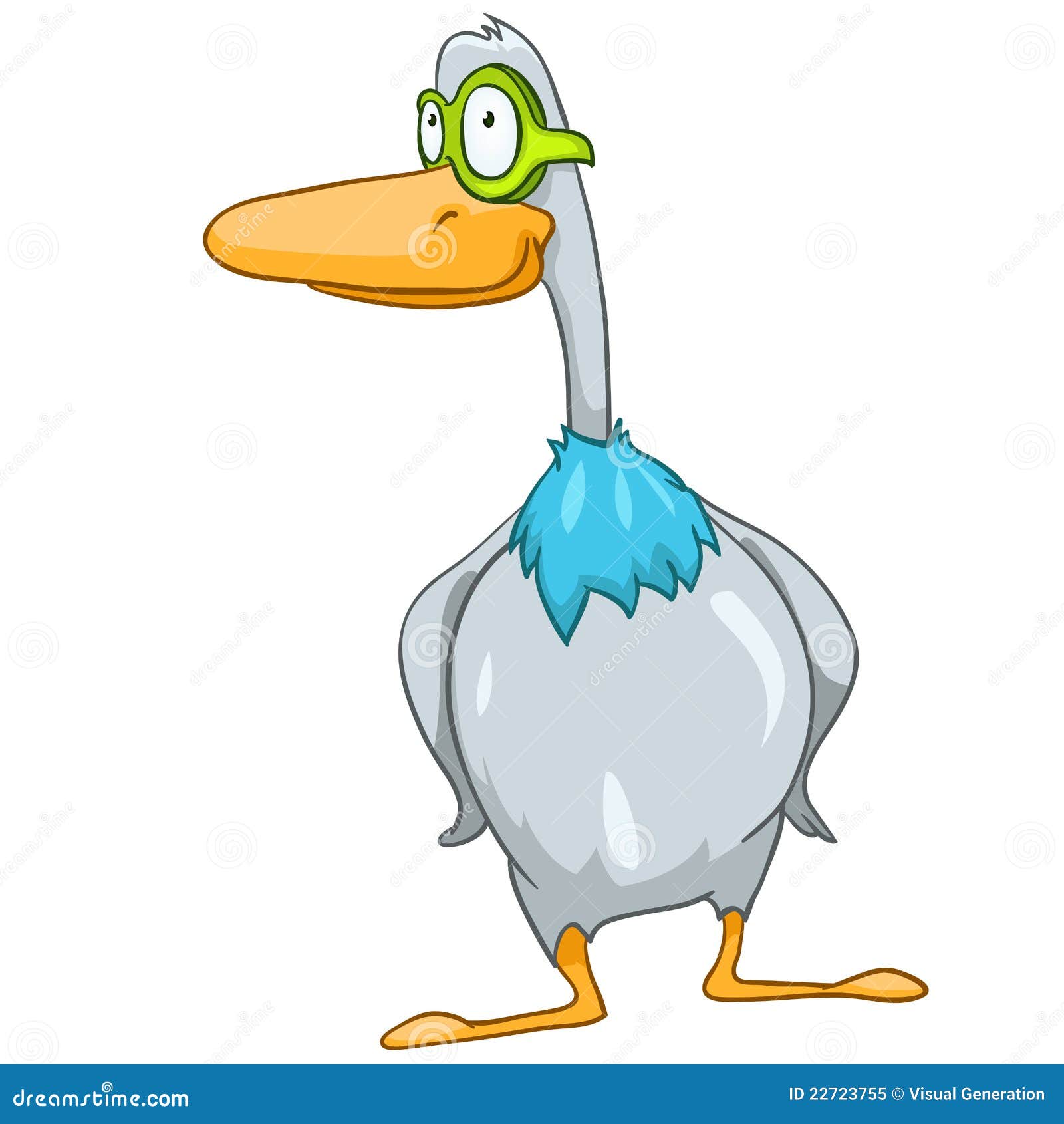 Cartoon Character Goose stock vector. Illustration of baby - 22723755