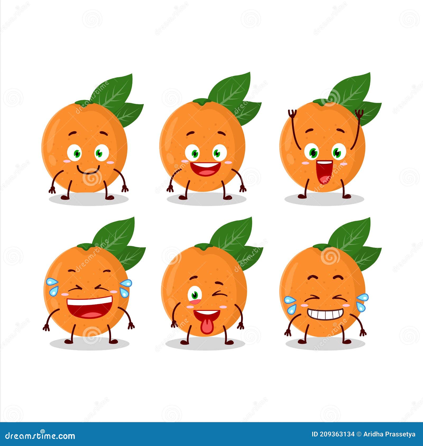 Cartoon Character of Grapefruit with Smile Expression Stock Vector ...