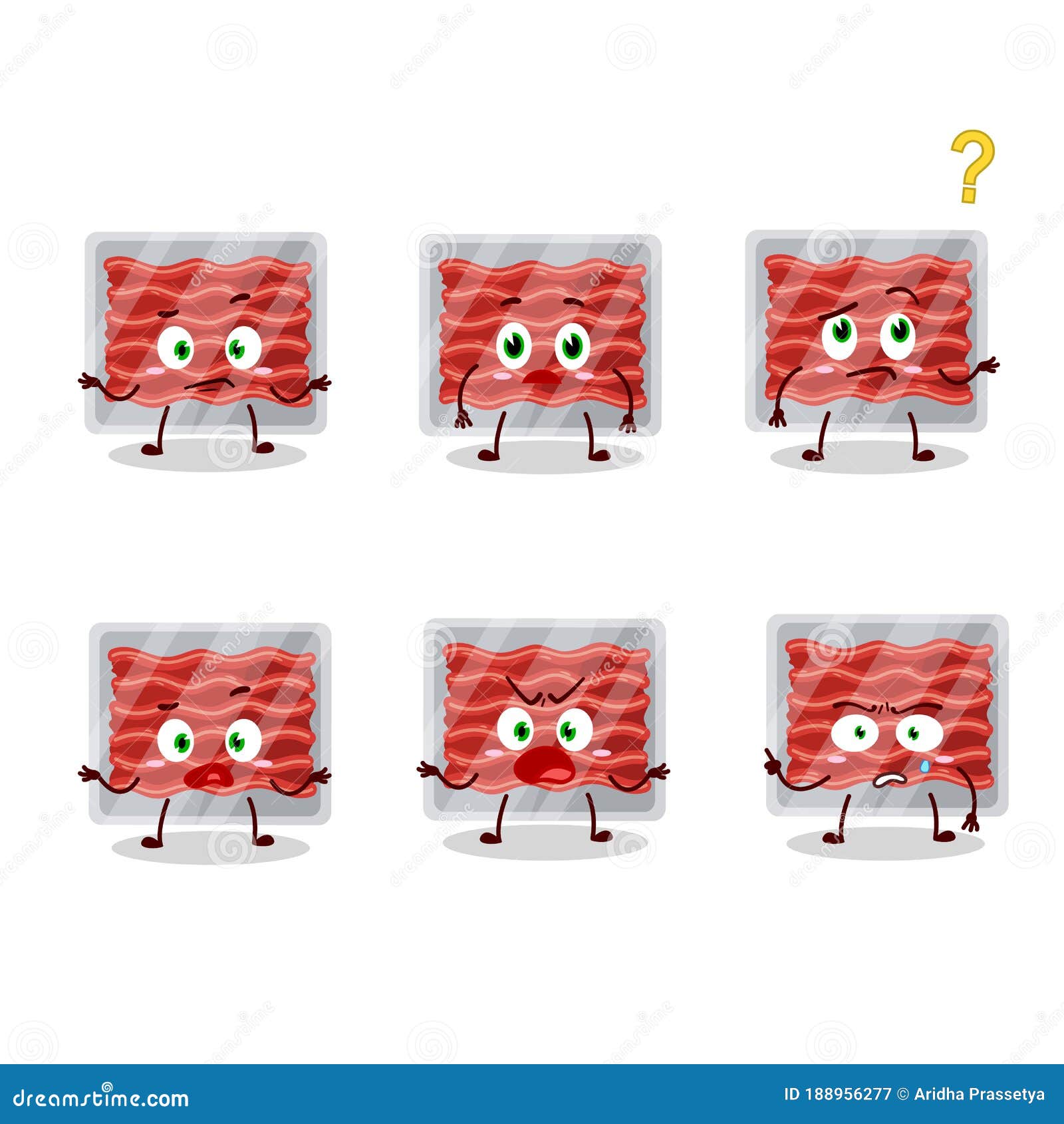 Afraid Minced Meat In The Cartoon Fridge | CartoonDealer.com #146439919