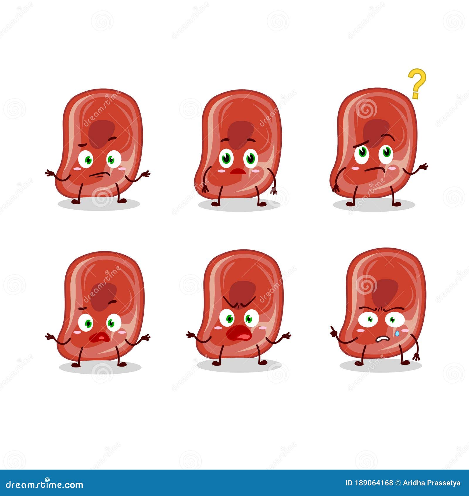 Cartoon Character of Ham with What Expression Stock Vector ...