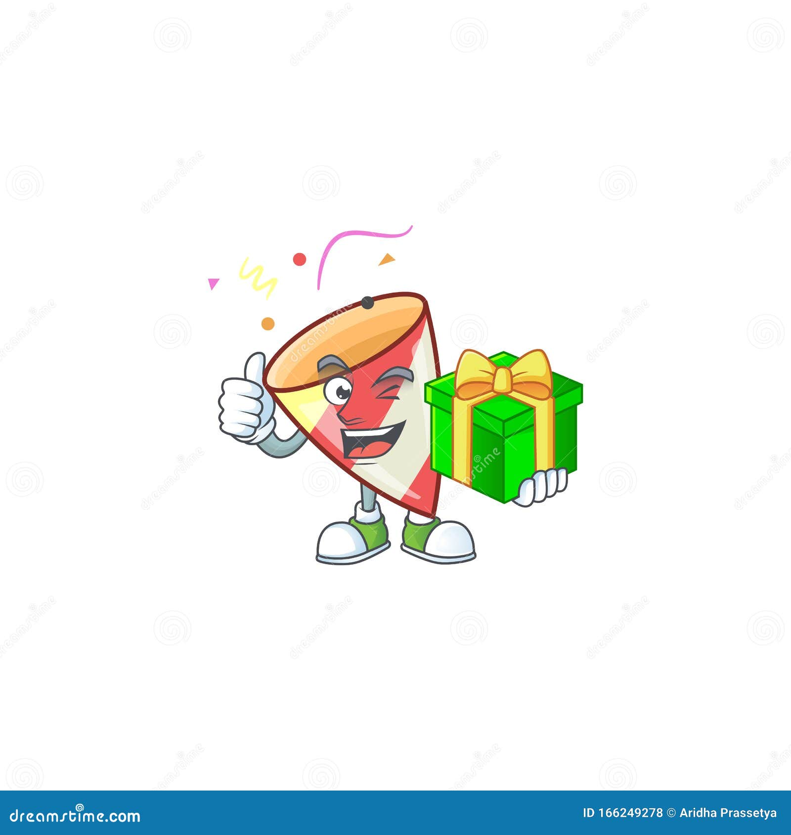 Gift Box Exploding Cartoon Vector | CartoonDealer.com #17464367