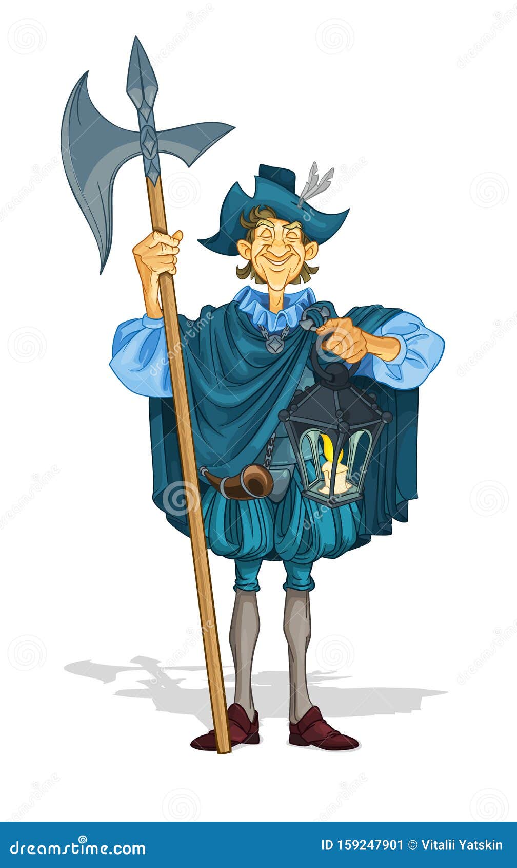 Halberd Vector Medieval Isolated Illustration Weapon Ancient Background ...