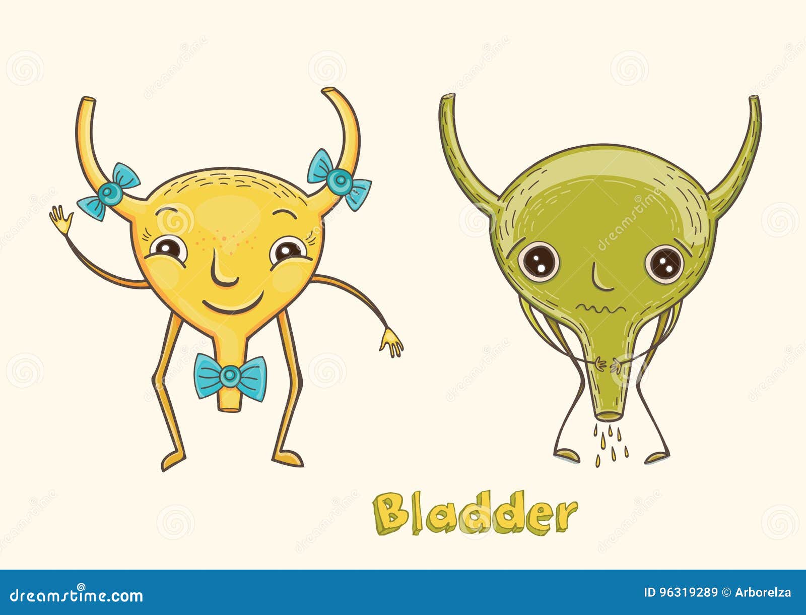Cartoon Character Human Bladder Stock Vector - Illustration of ... Cartoon Character Human Bladder Stock Vector - Illustration of ...