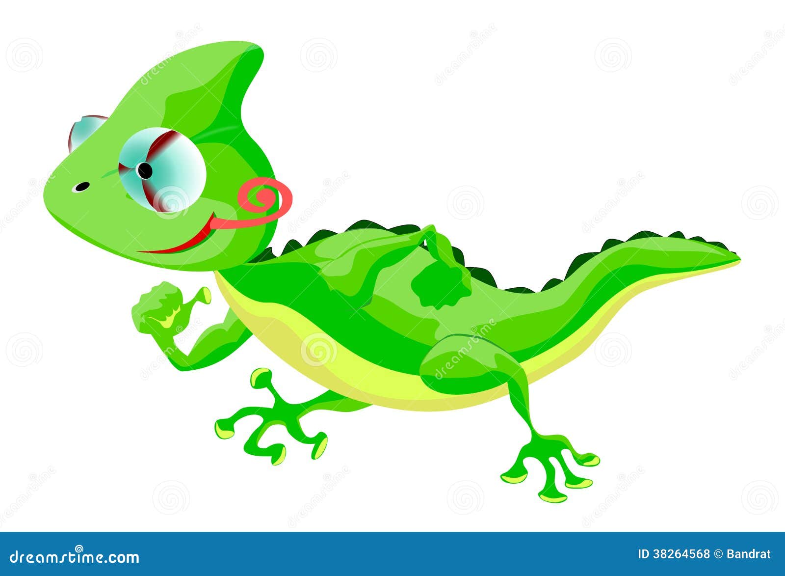 Cartoon Character Lizard stock illustration. Illustration of graphic ...