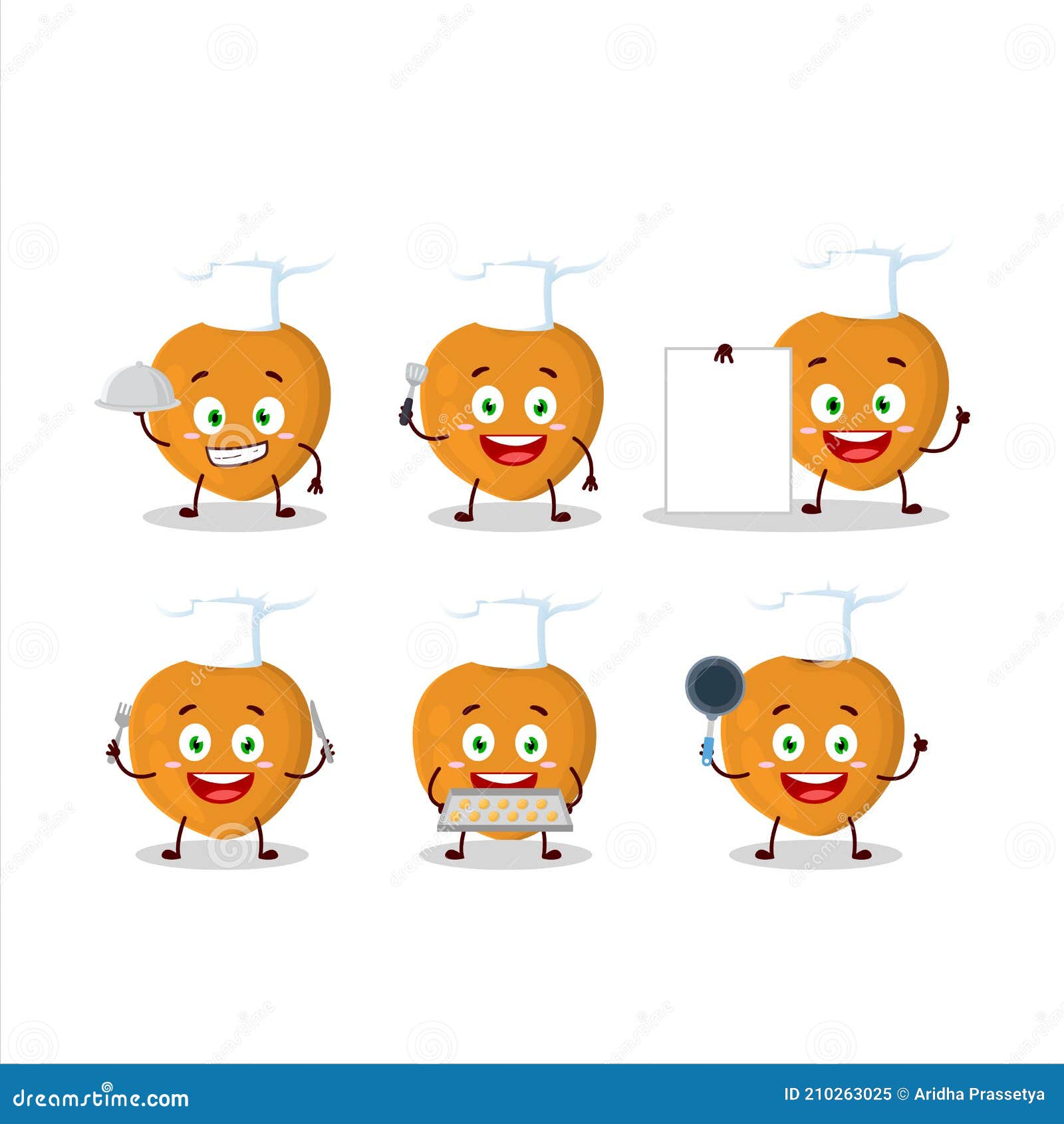 Cute Lulo Emoticon Cartoon Vector | CartoonDealer.com #117593209