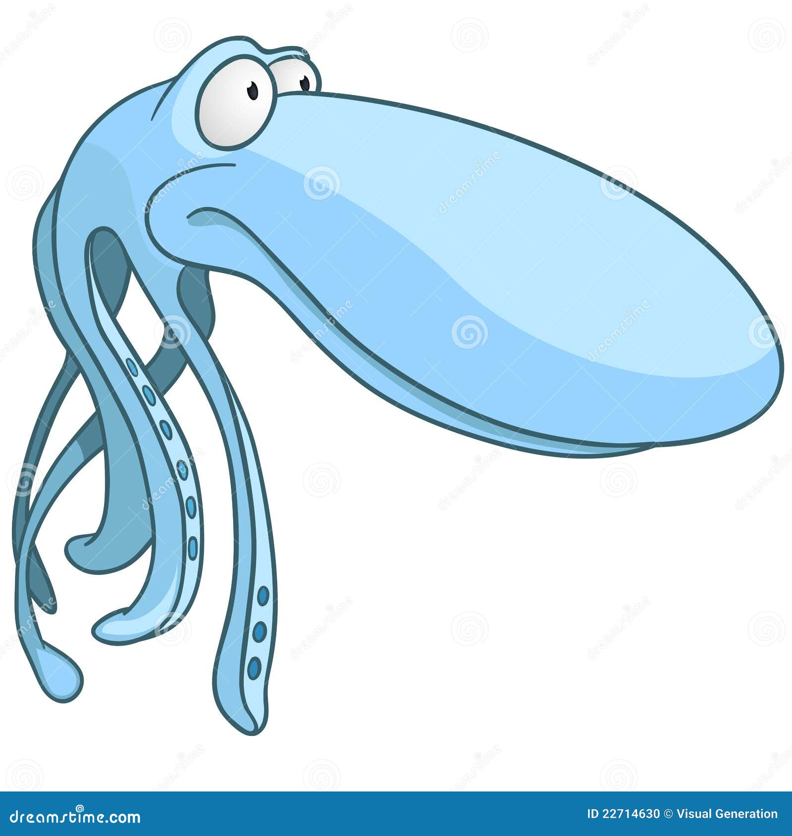 Cartoon Character Octopus stock vector. Illustration of animal - 22714630