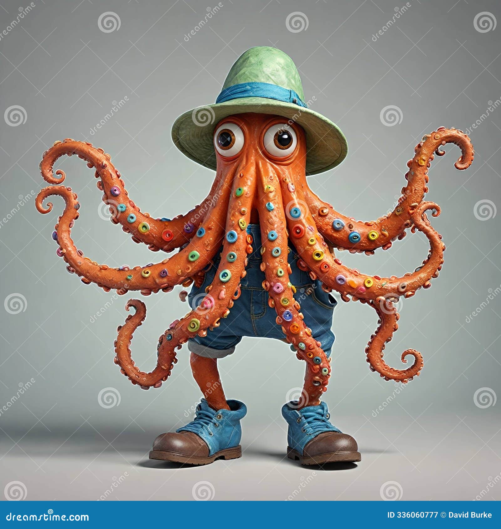 Octopus Squid Cartoon Mascot Logo Character In Vector | CartoonDealer ... Octopus Squid Cartoon Mascot Logo Character In Vector | CartoonDealer ...