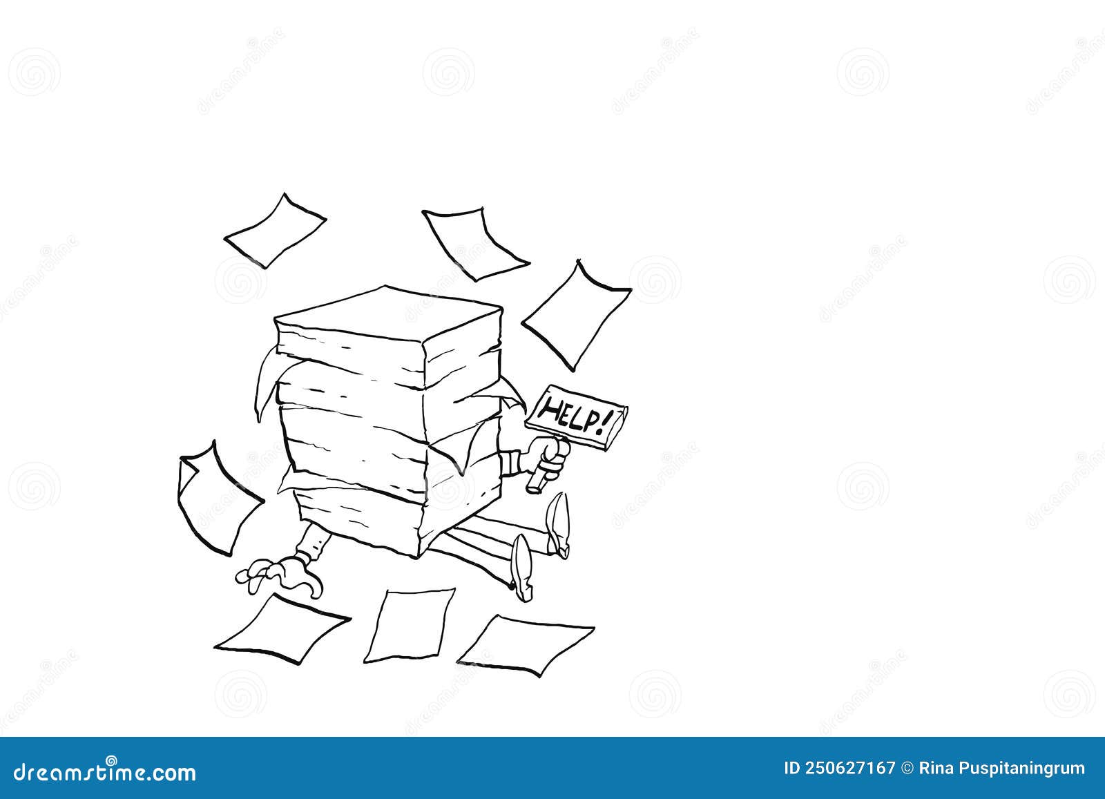 Burried Paper Stock Illustrations – 2 Burried Paper Stock Illustrations ...