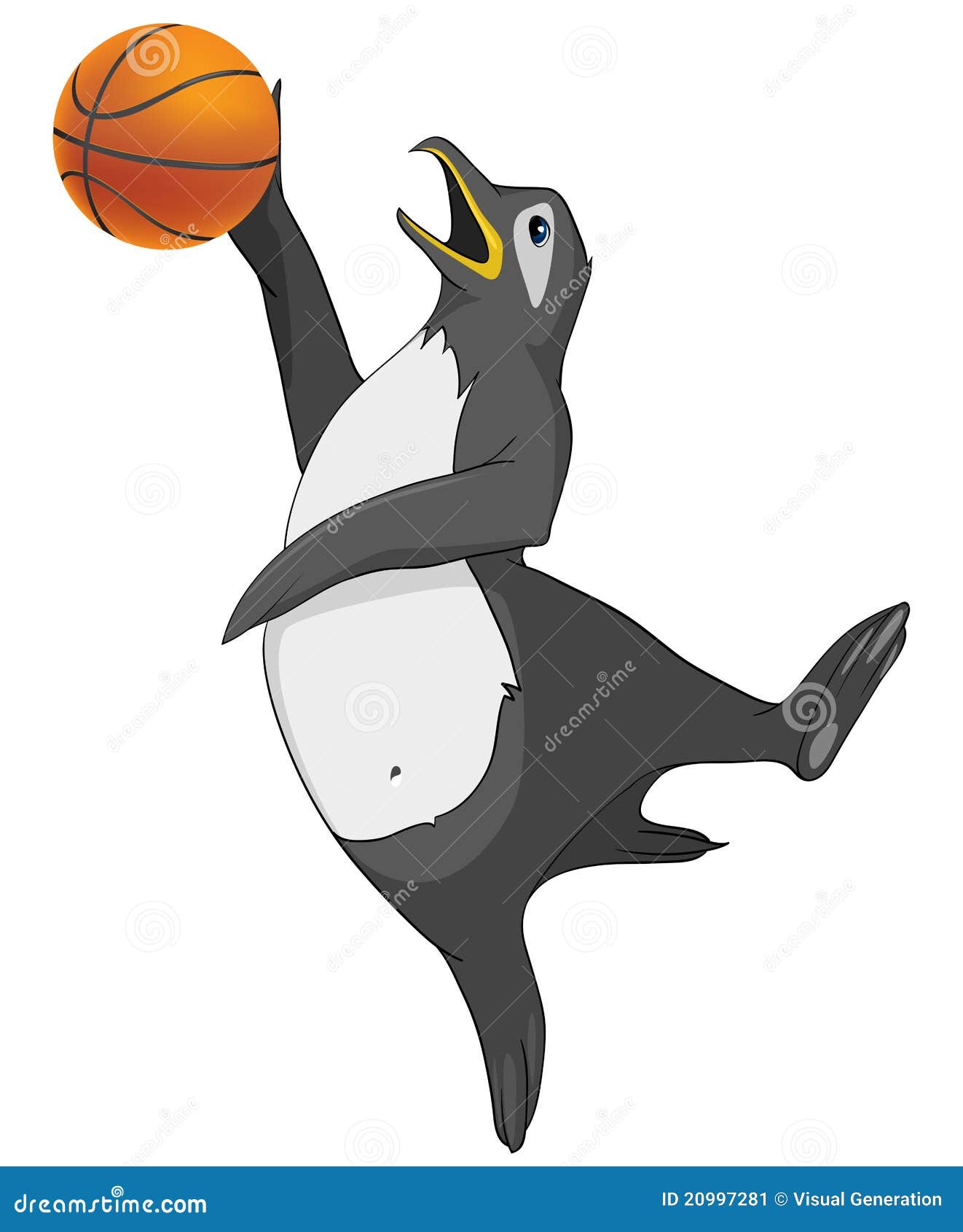 Cartoon Character Penguin stock vector. Illustration of child - 20997281