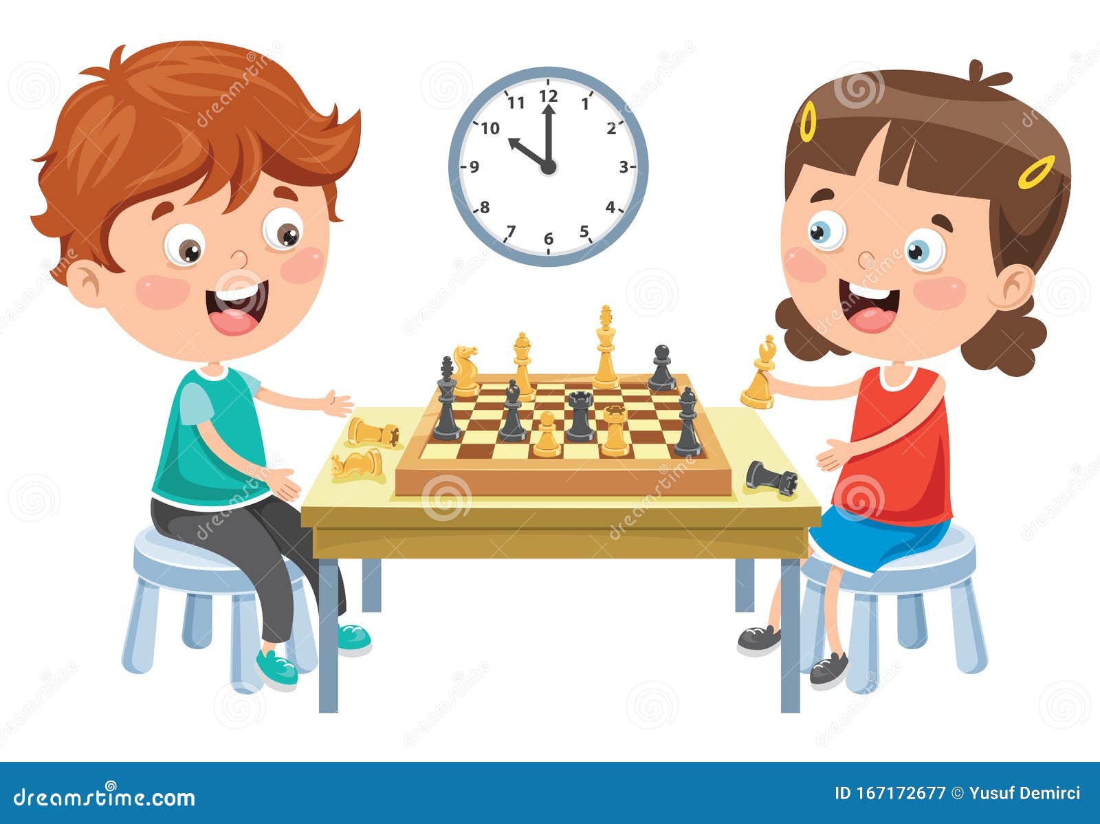 Girl Playing Basketball Cartoon Vector Illustration | CartoonDealer.com ...