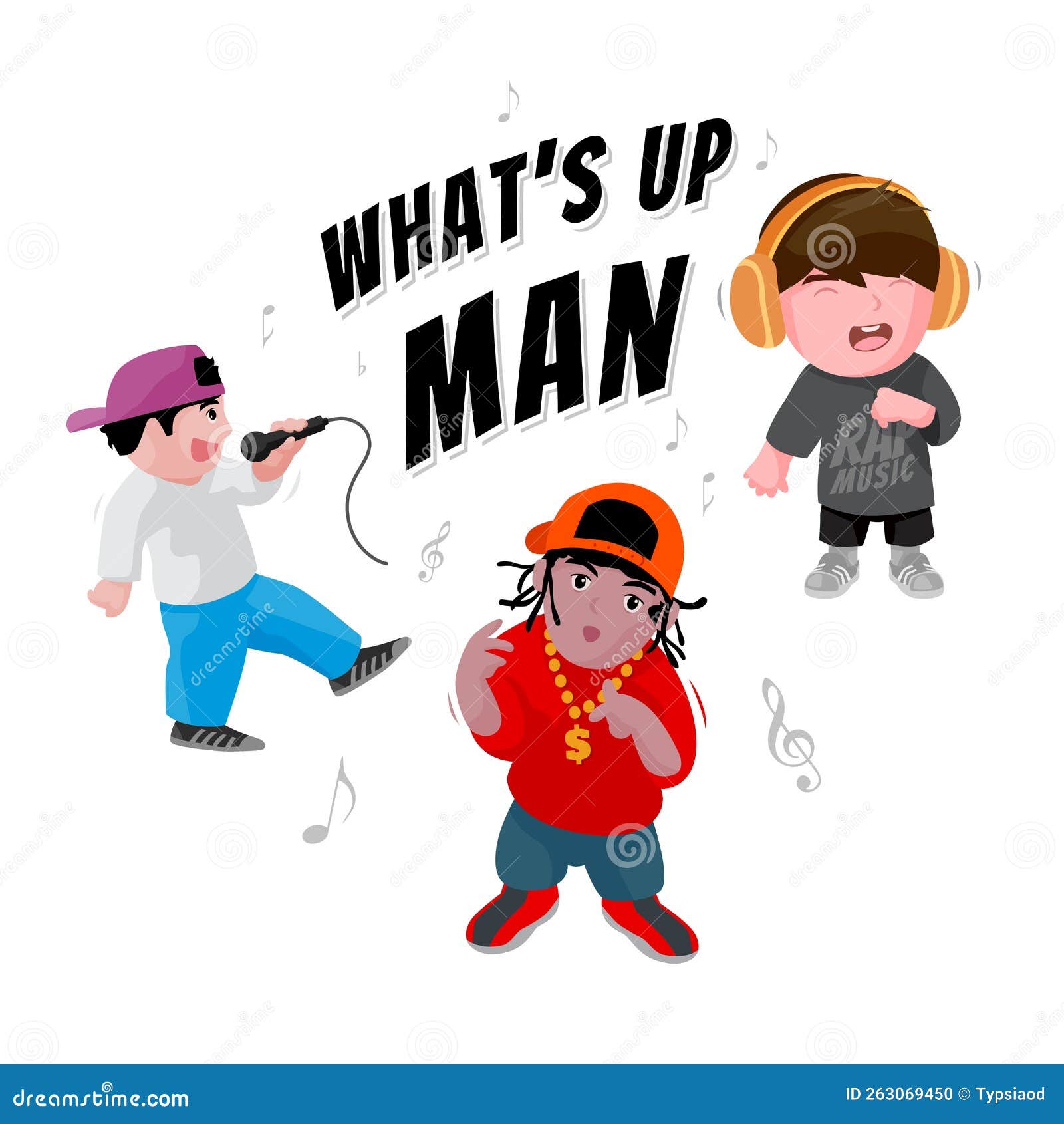 Cartoon Rapper | CartoonDealer.com #9475373