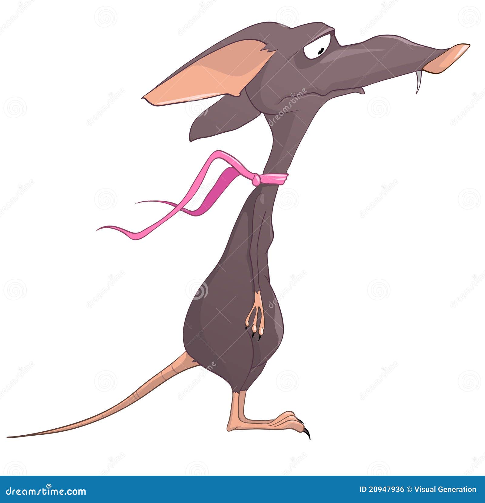 Cartoon Character Rat stock vector. Illustration of babyish - 20947936