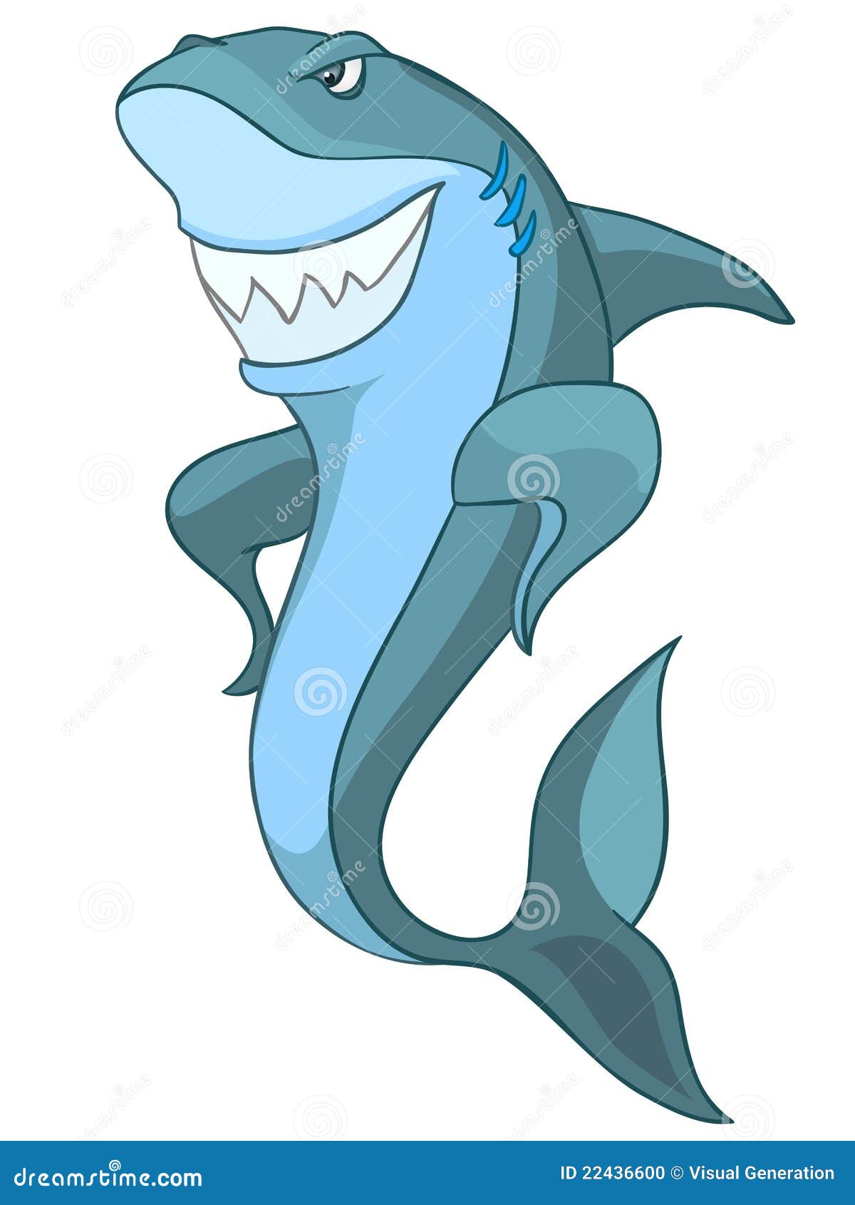 Friendly Shark Clipart