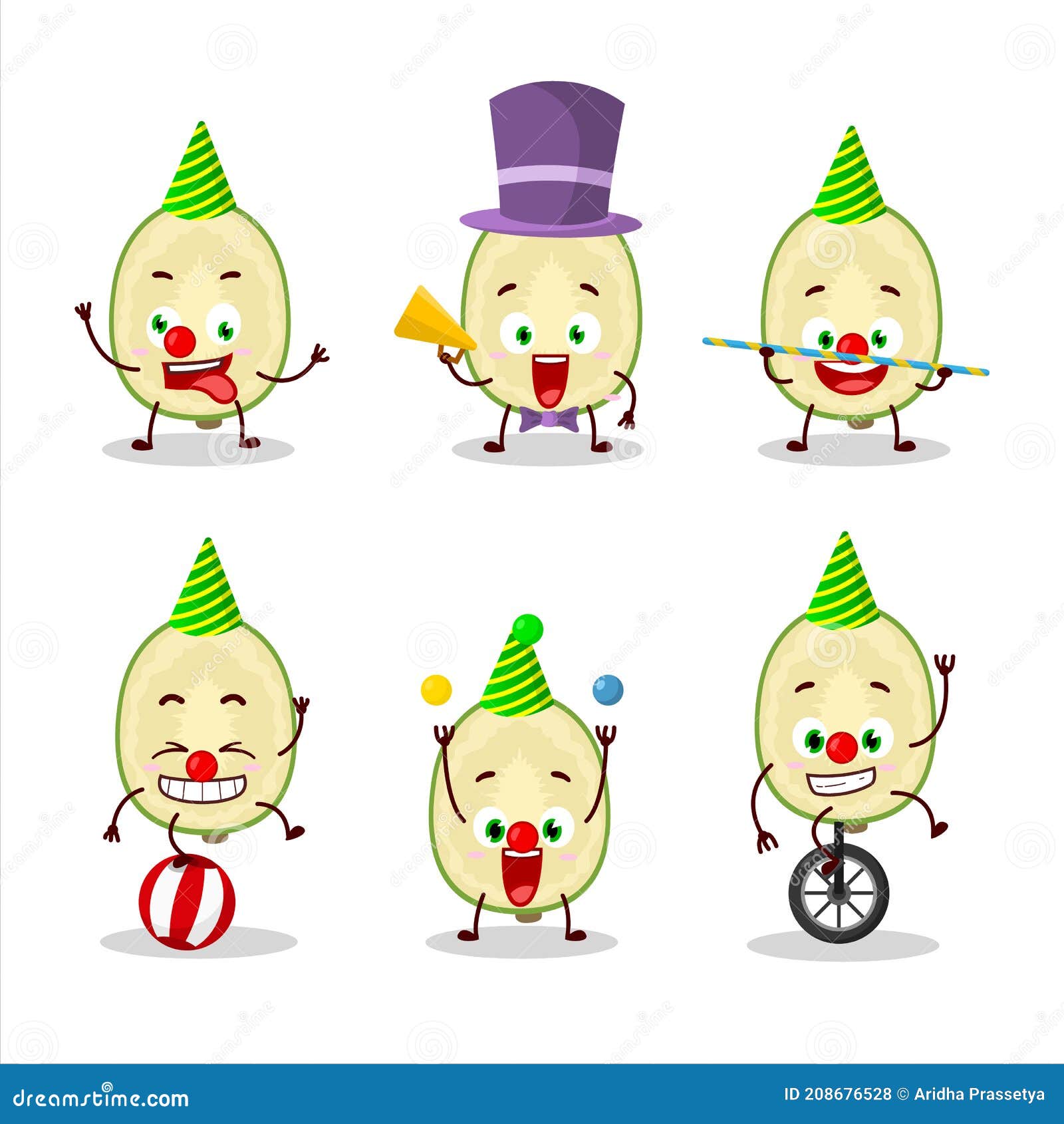 Slice Of Ambarella Cartoon Character With Various Angry Expressions ...