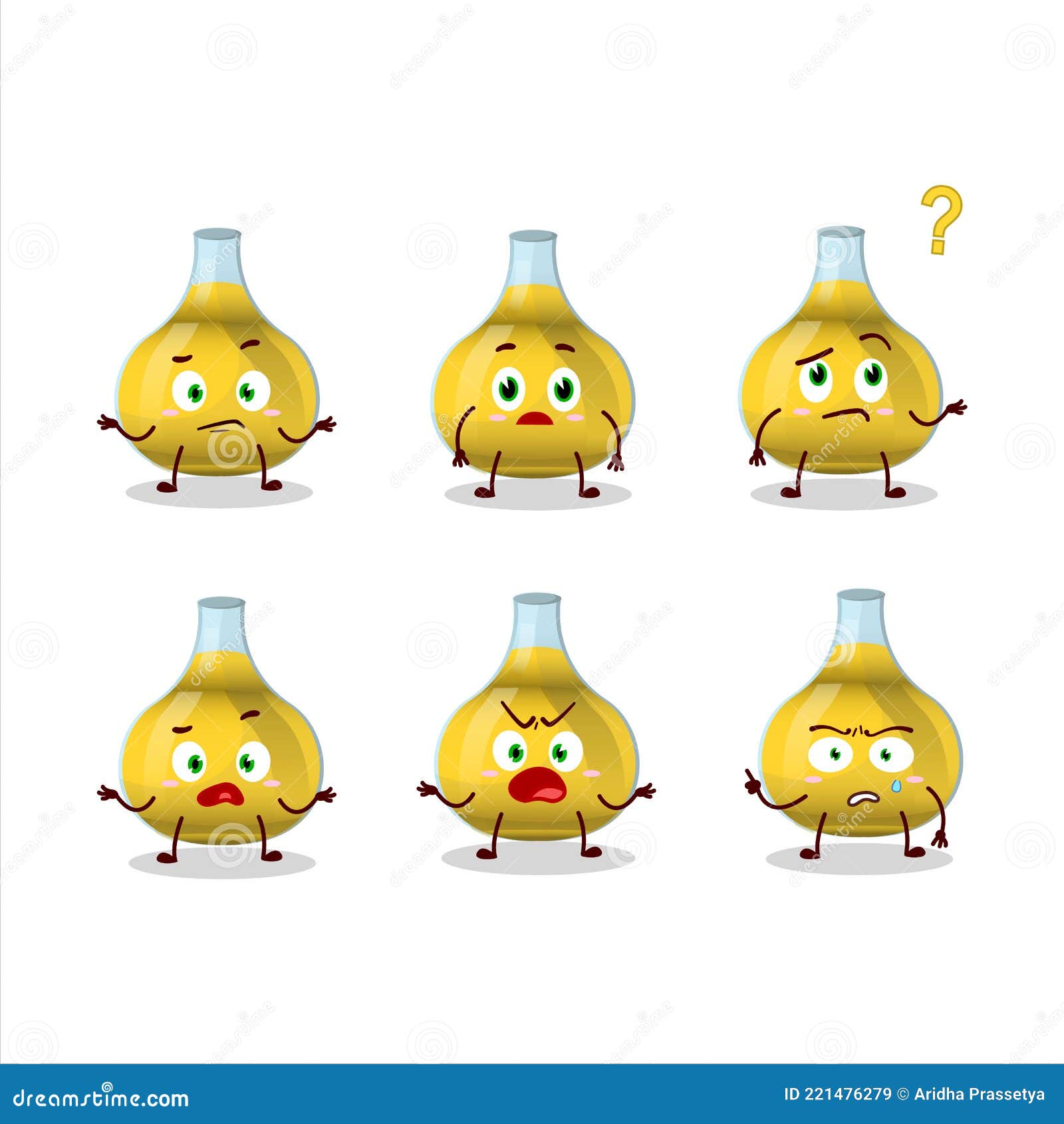 Cartoon Character of Tej with What Expression Stock Vector ...