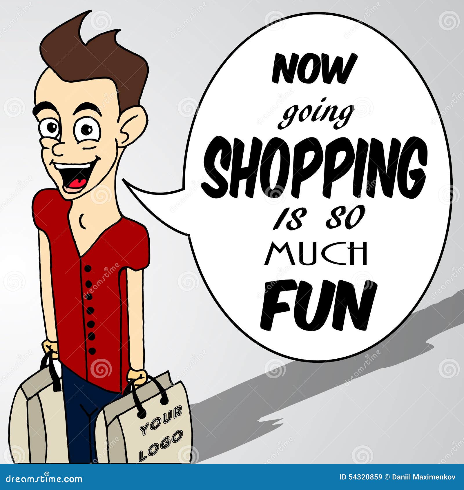 Cartoon character stock vector. Illustration of motivation - 54320859