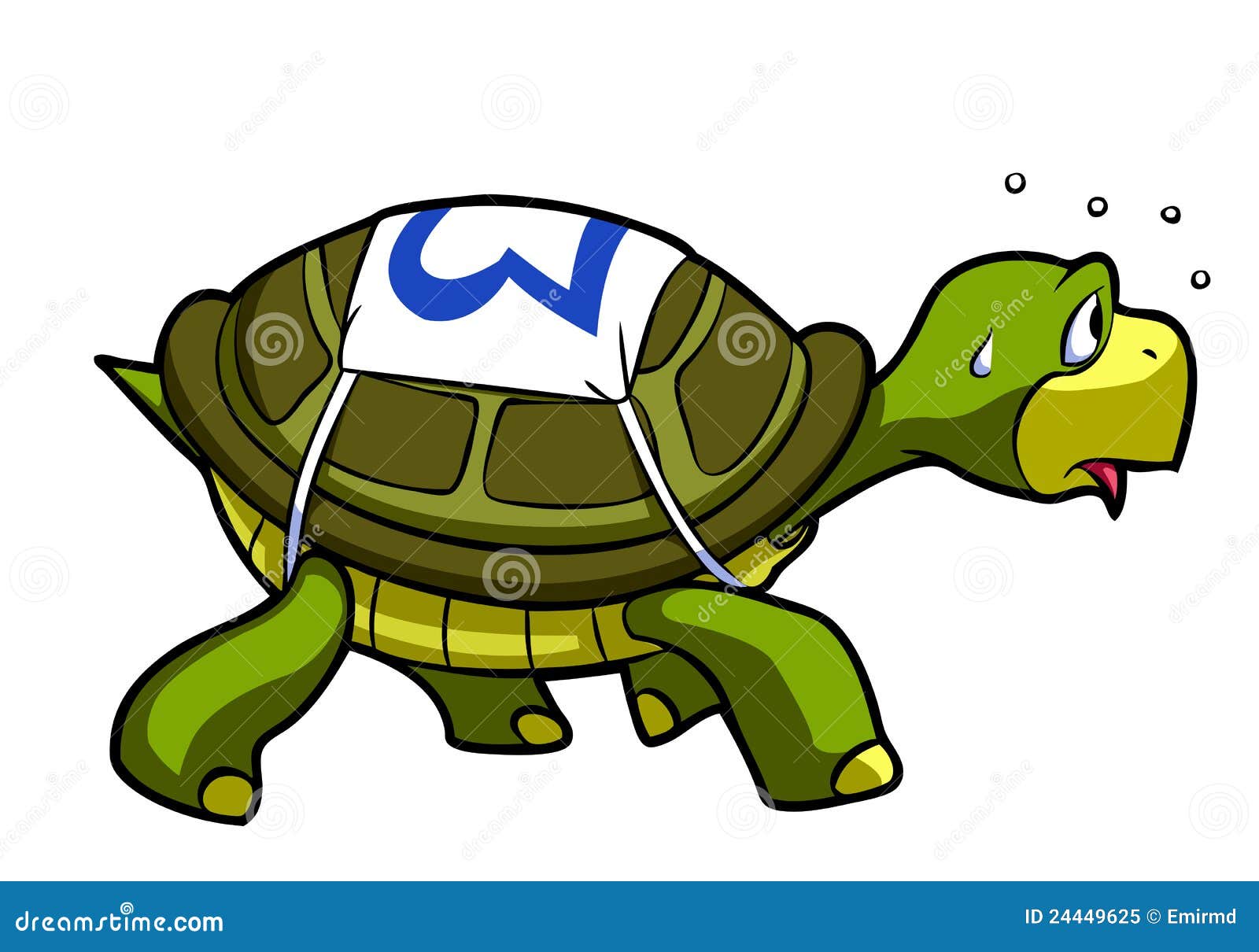 Turtle Race Cartoon