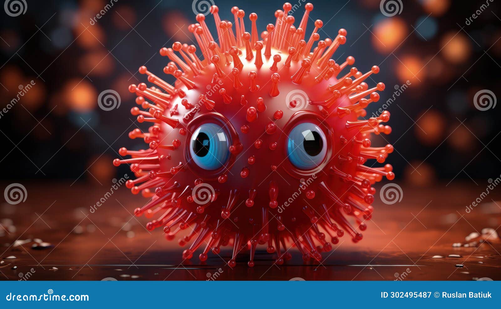 Cartoon Characters Cute, Funny Evil Viruses, Whimsical and Infectious ...