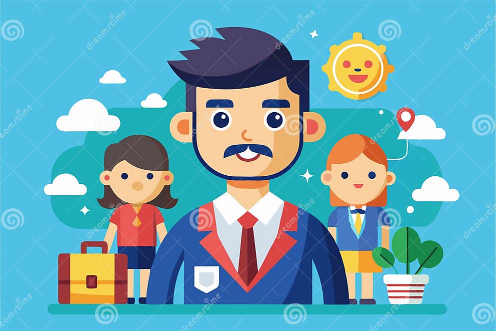 Cartoon Characters Dressed As Professionals Engage in a Collaborative ...