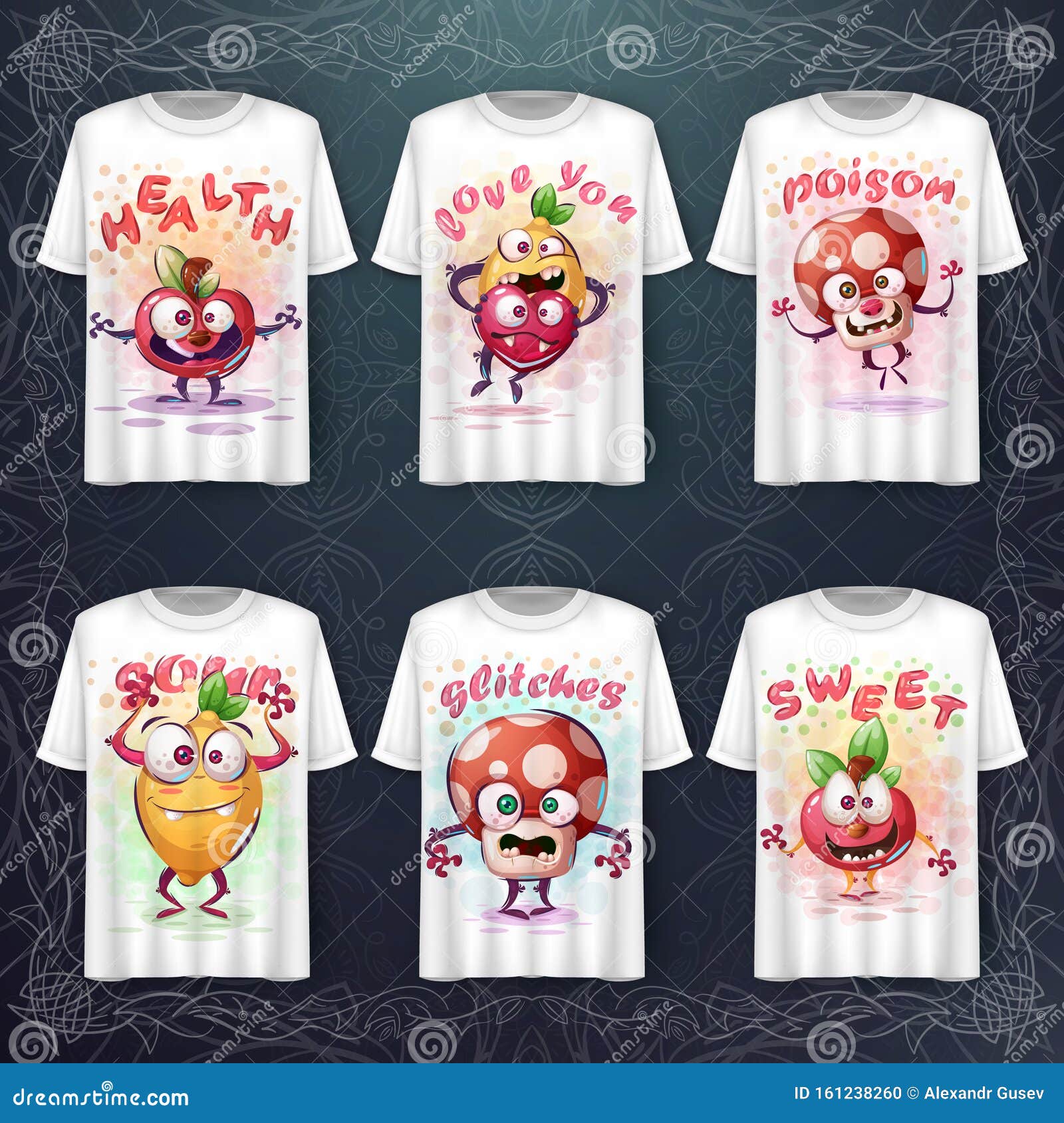 Cartoon Characters - Mockup for Your Idea Stock Vector - Illustration ...