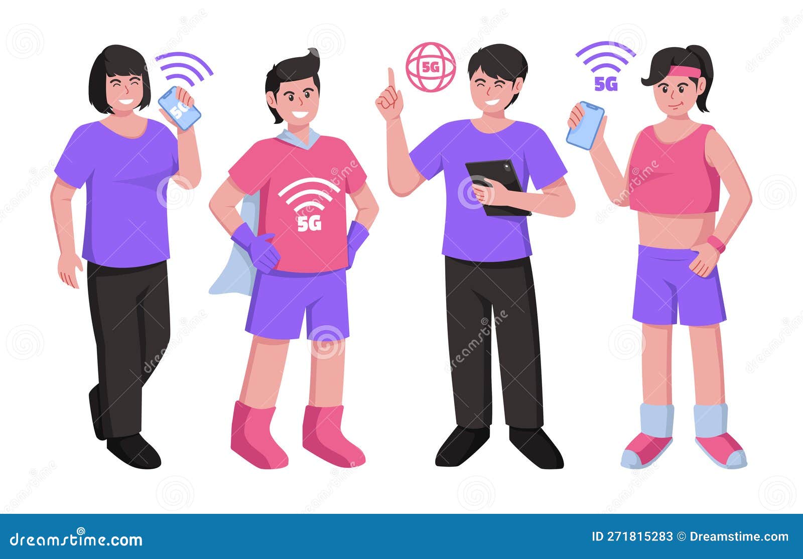 Cartoon Characters Using Mobile Wireless Technology for Faster ...