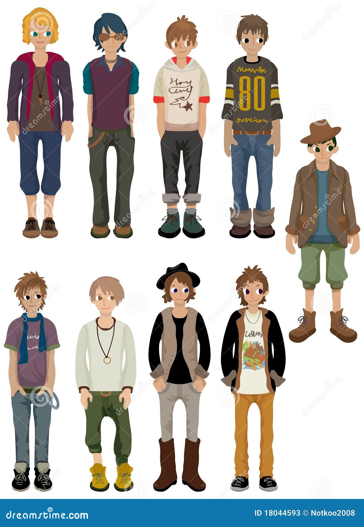 Cartoon Charming Young Man Icon Vector Illustration | CartoonDealer.com ...