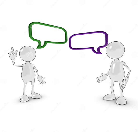 Cartoon chat stock illustration. Illustration of concept - 10067849