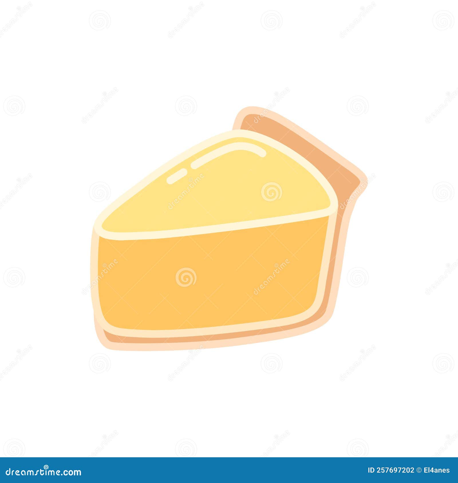Cartoon Cheesecake Slice Drawing | CartoonDealer.com #219455559
