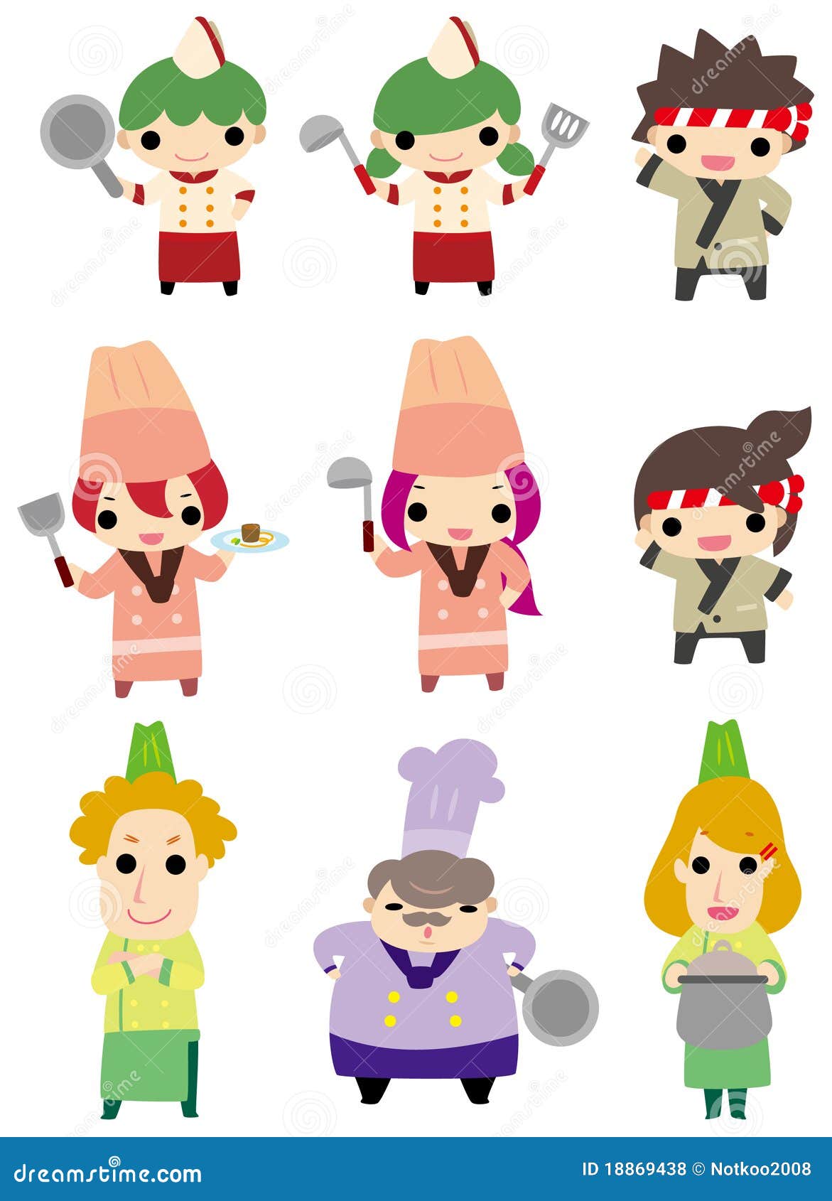 Cartoon chef icon stock vector. Illustration of cuisine - 18869438