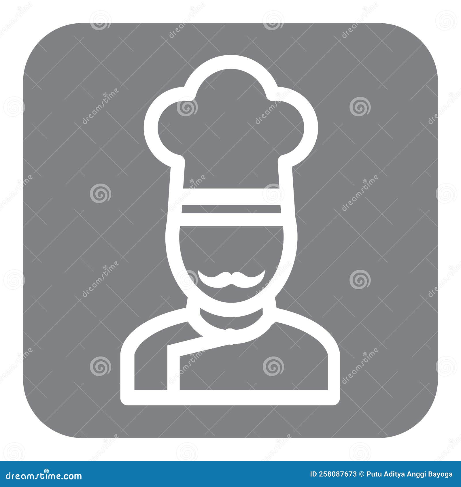 Cartoon chef stock vector. Illustration of chef, vector - 258087673