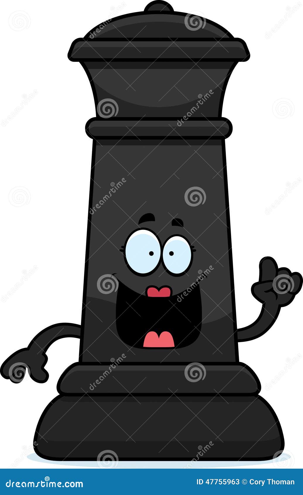 Cartoon Chess Queen Idea stock vector. Illustration of clipart - 47755963