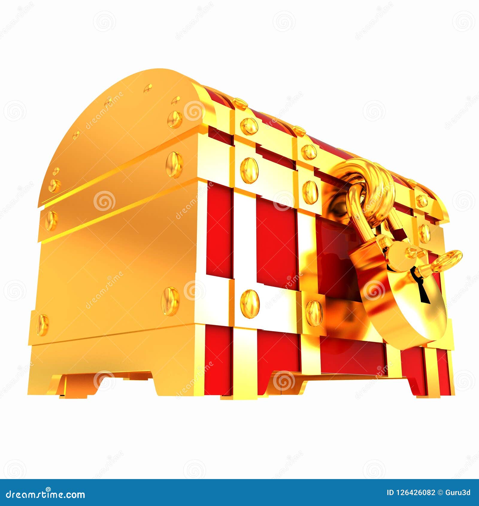 The cartoon chest stock illustration. Illustration of pink - 126426082