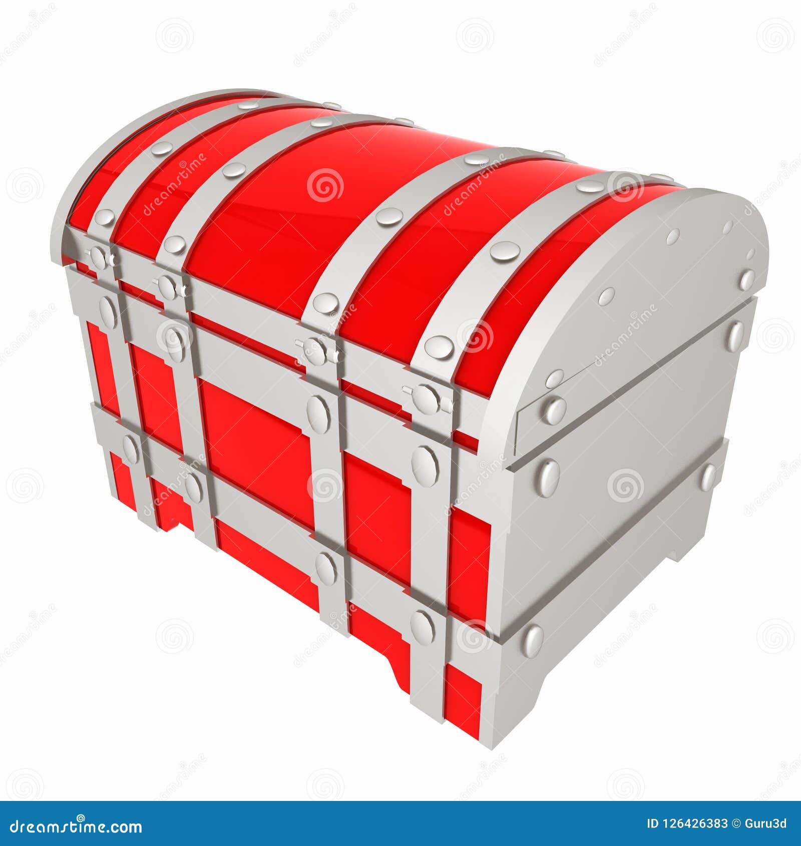 The cartoon chest stock illustration. Illustration of graphic - 126426383
