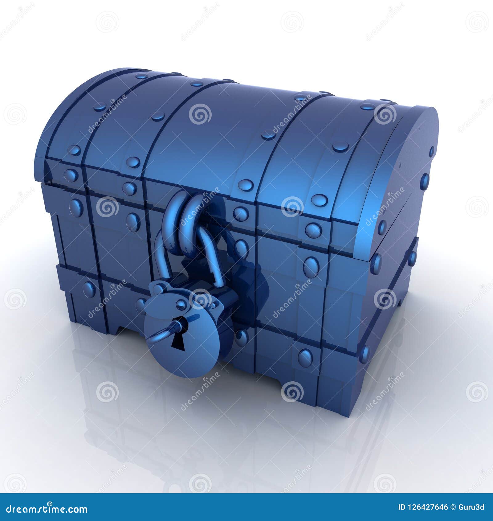 The cartoon chest stock illustration. Illustration of scalable - 126427646