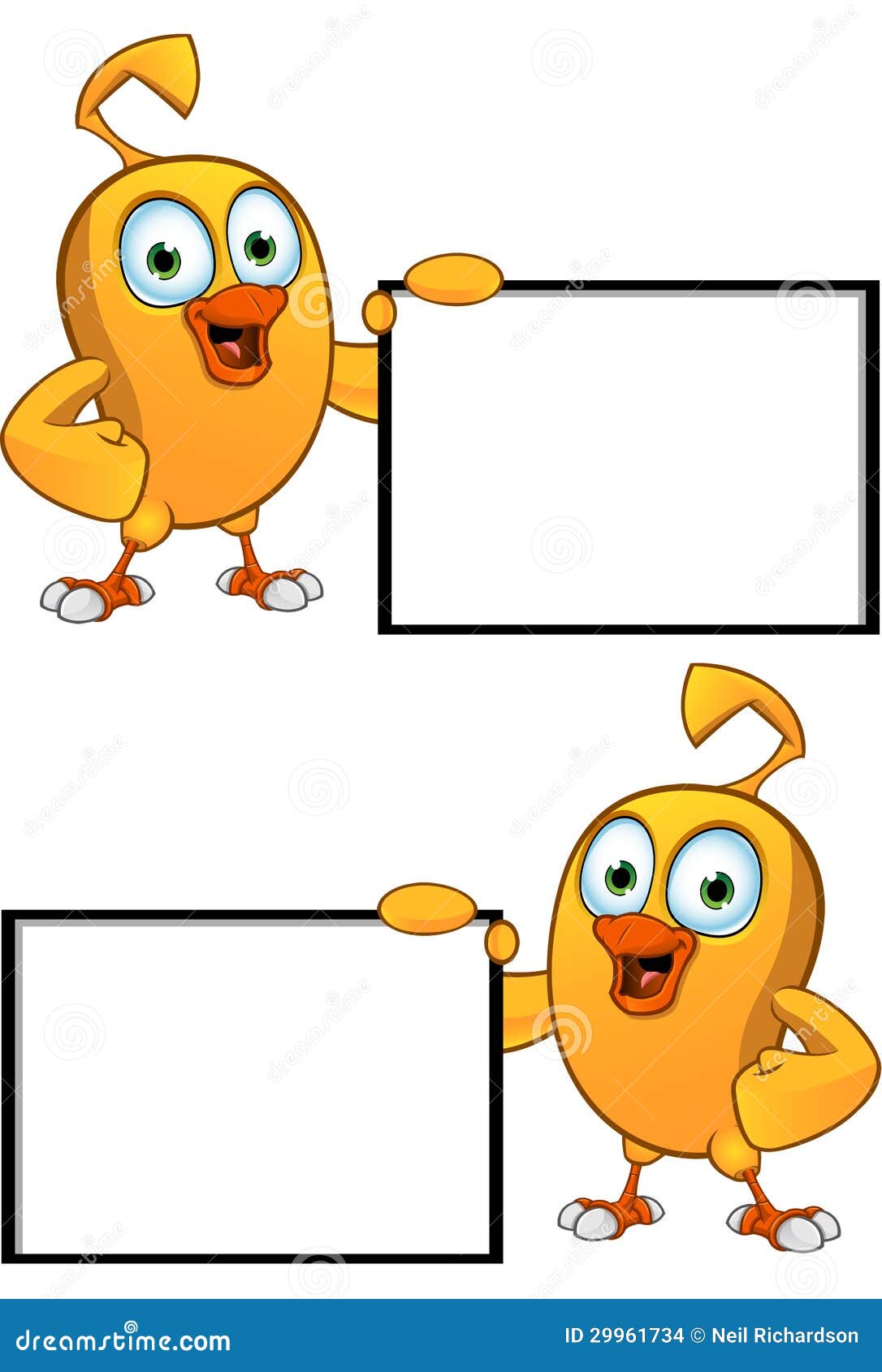 Cartoon Chick Character stock vector. Illustration of character - 29961734