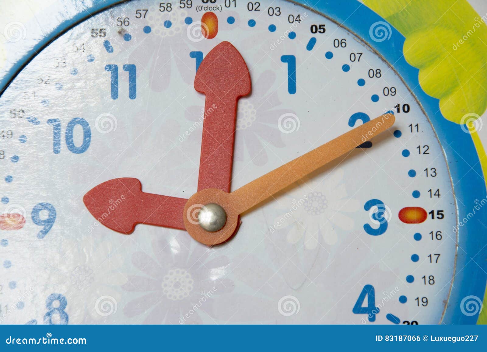 Cartoon clock stock photo. Image of animal, paper, small - 83187066