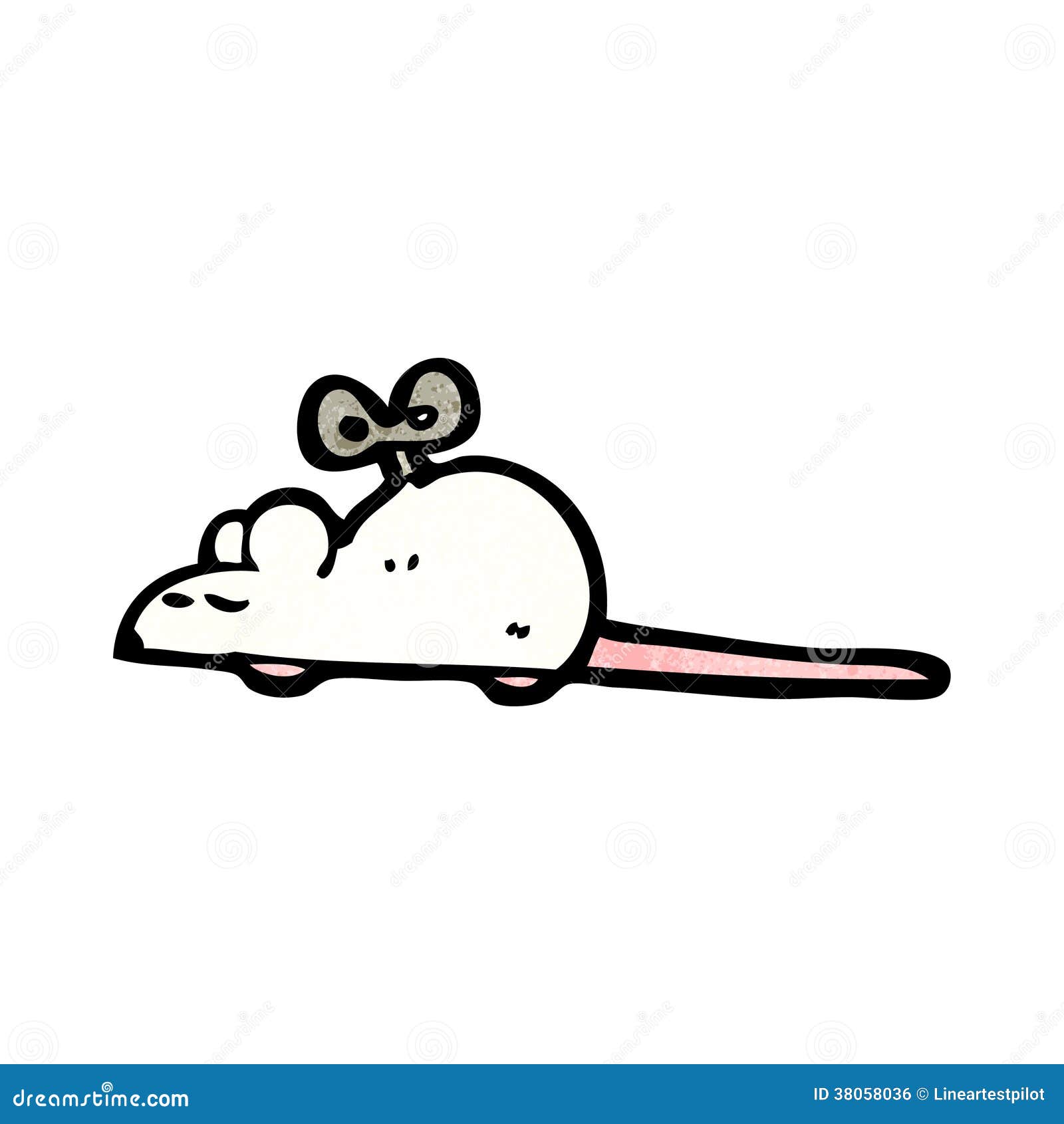 Cartoon clockwork mouse stock vector. Illustration of sketch - 38058036