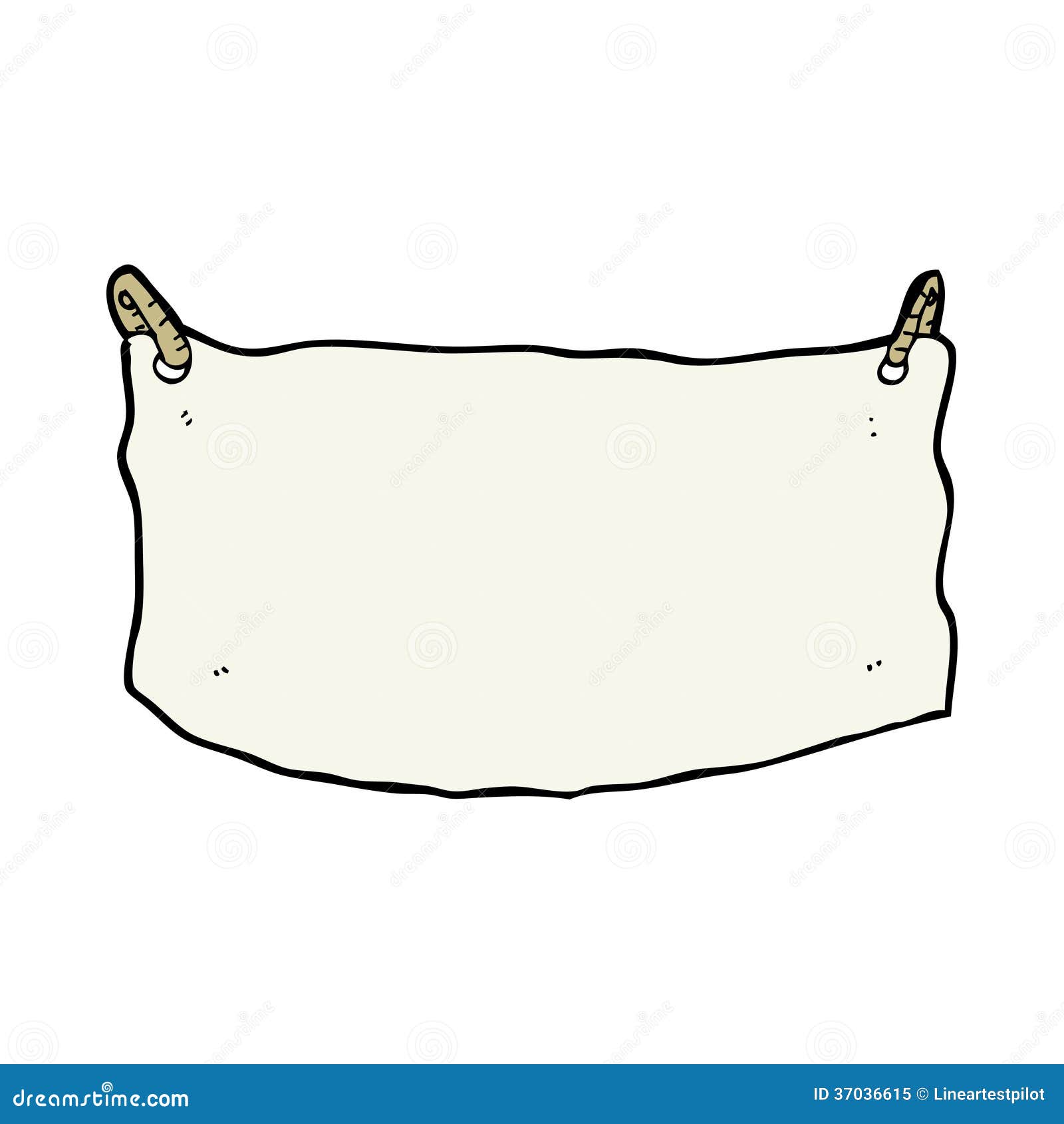 Cartoon cloth banner stock vector. Illustration of funny - 37036615