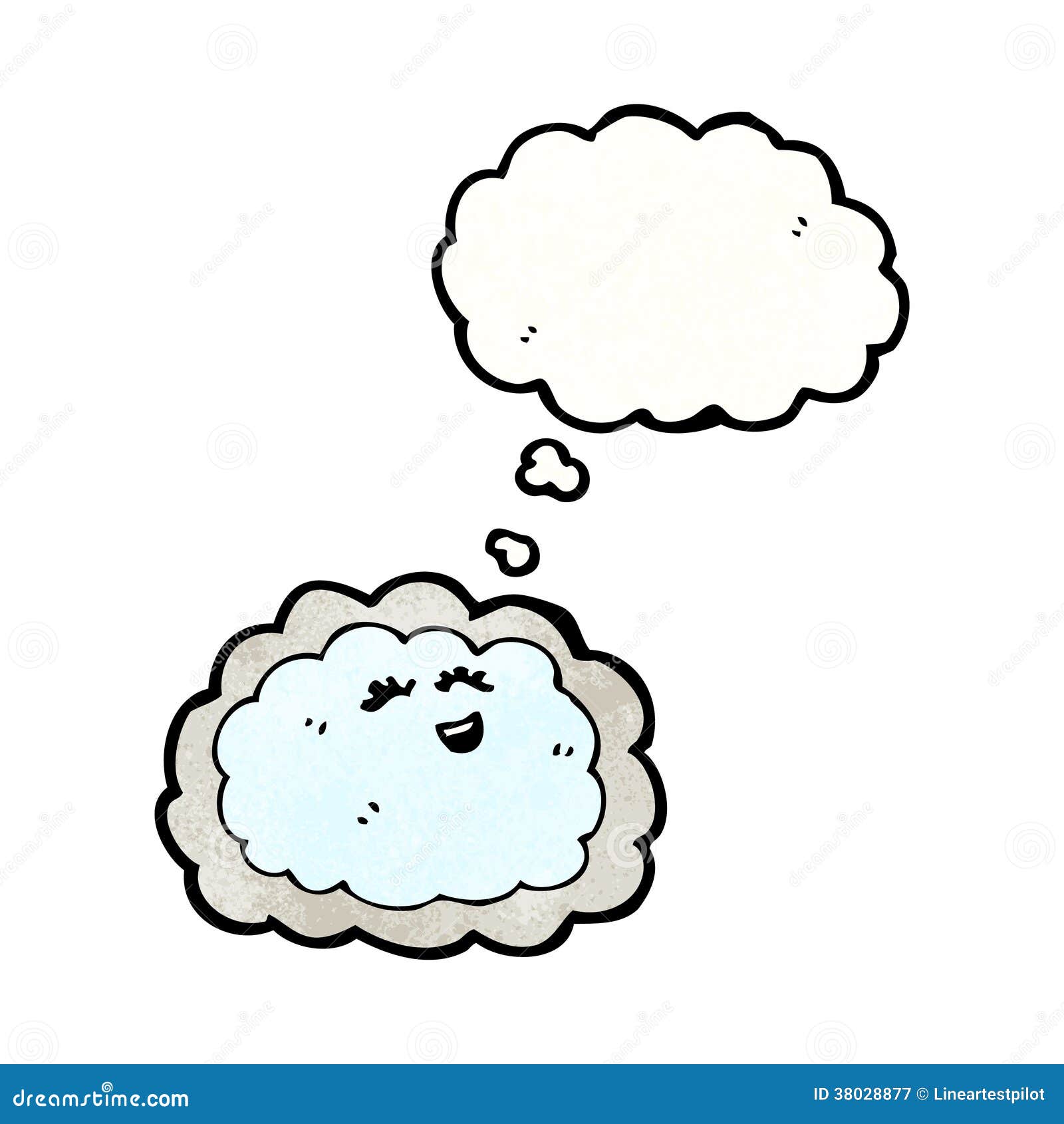 Cartoon Cloud with Silver Lining Stock Vector - Illustration of cartoon ...