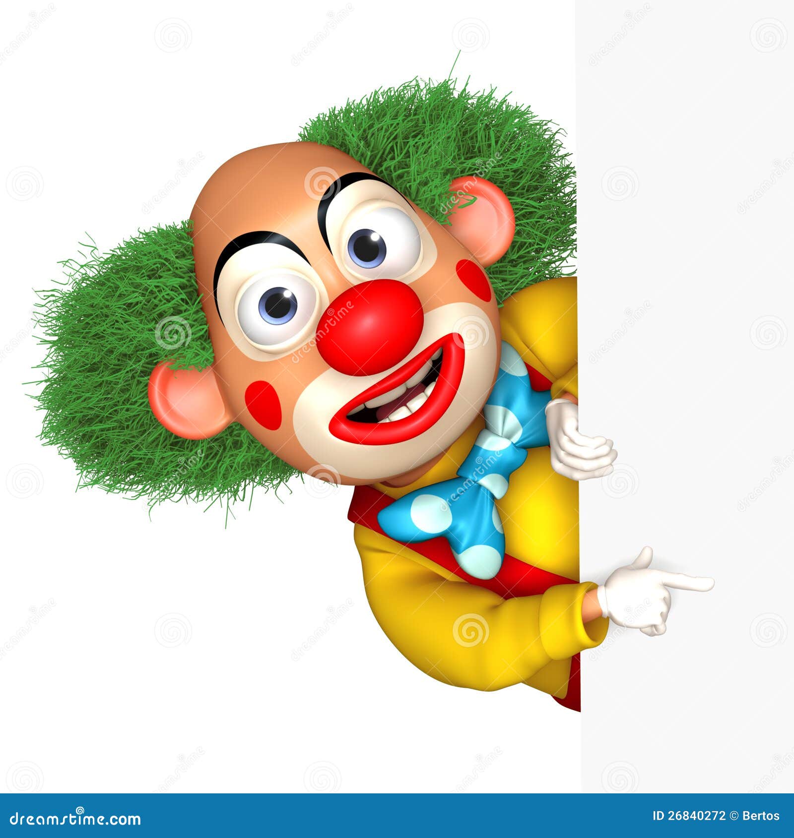 Cartoon clown stock illustration. Illustration of adult - 26840272