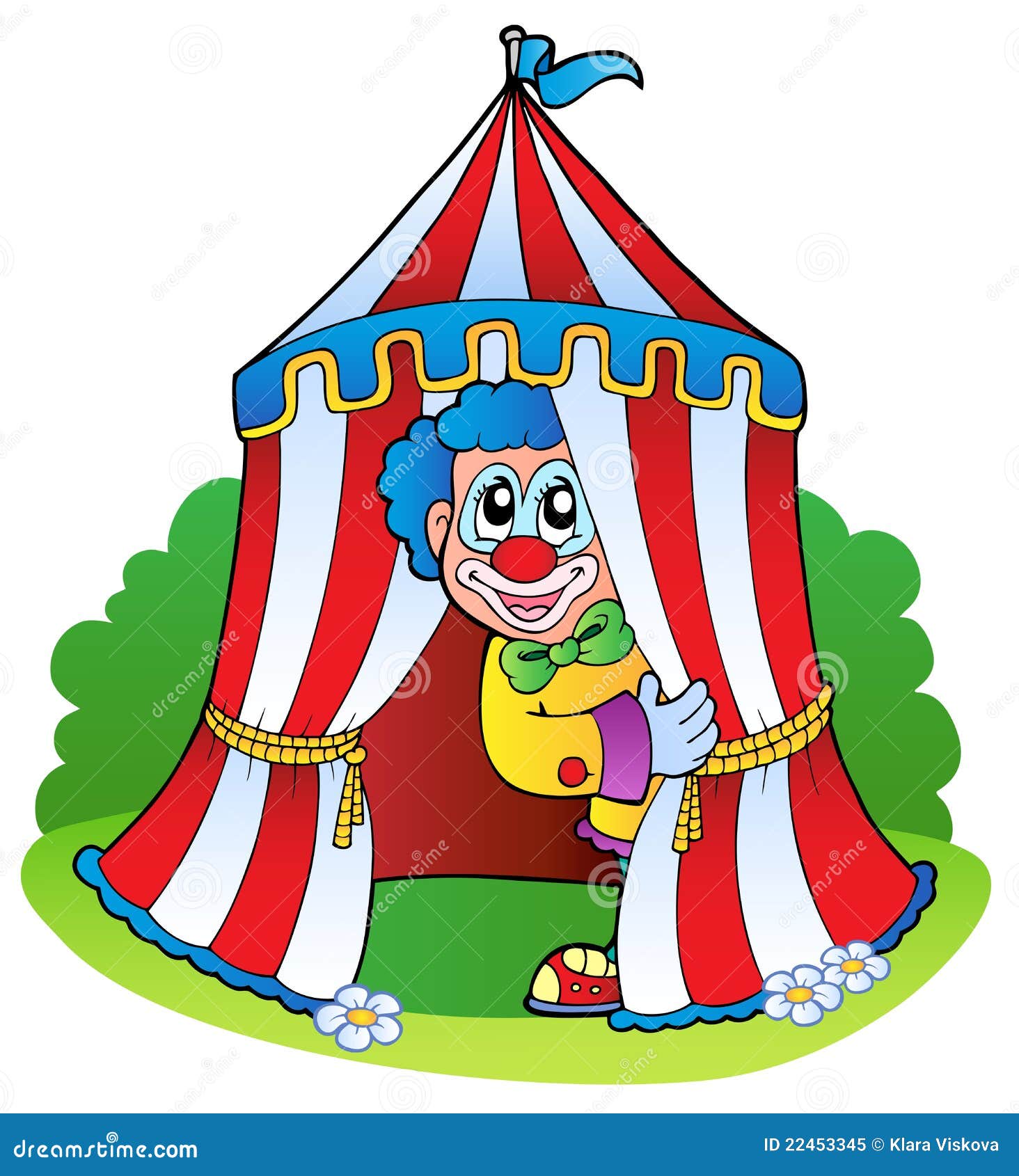 Cartoon Clown Vector Stock Illustration | CartoonDealer.com #121771285