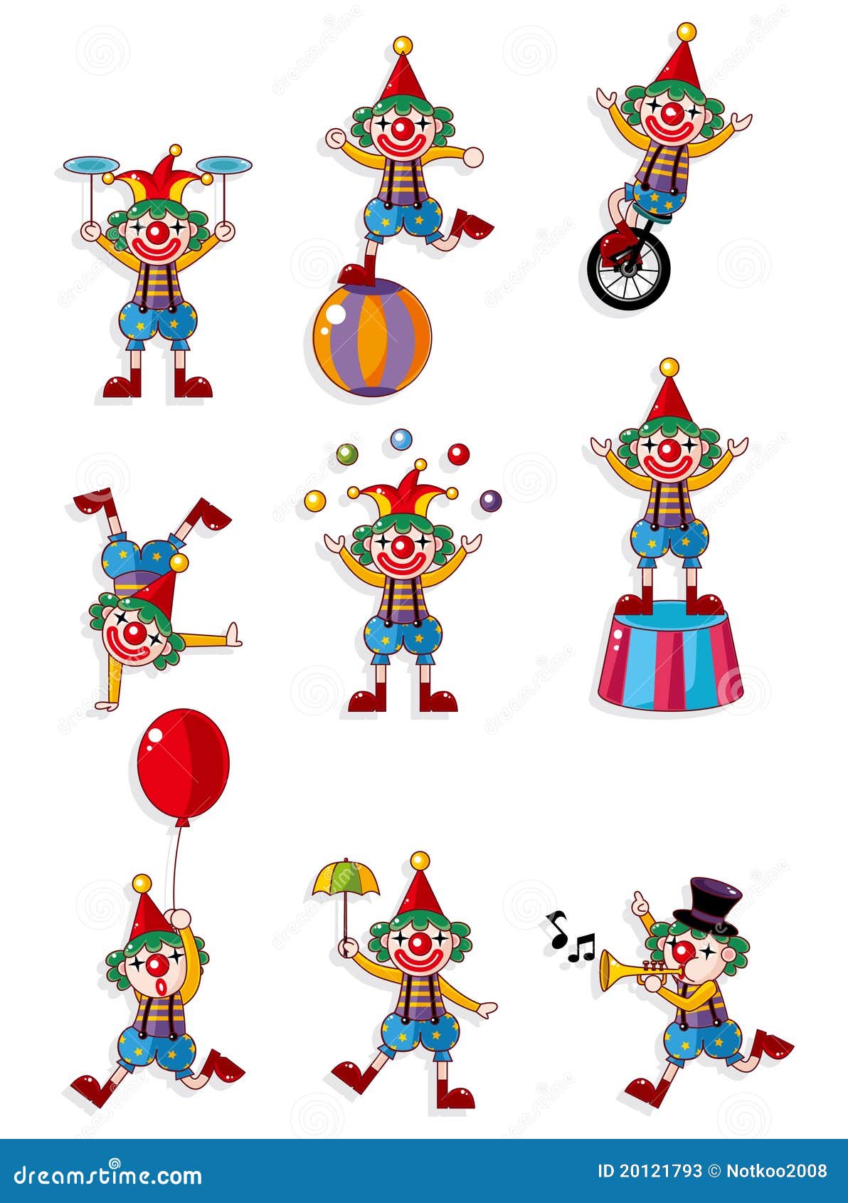Cartoon Clown Icon | CartoonDealer.com #20121793