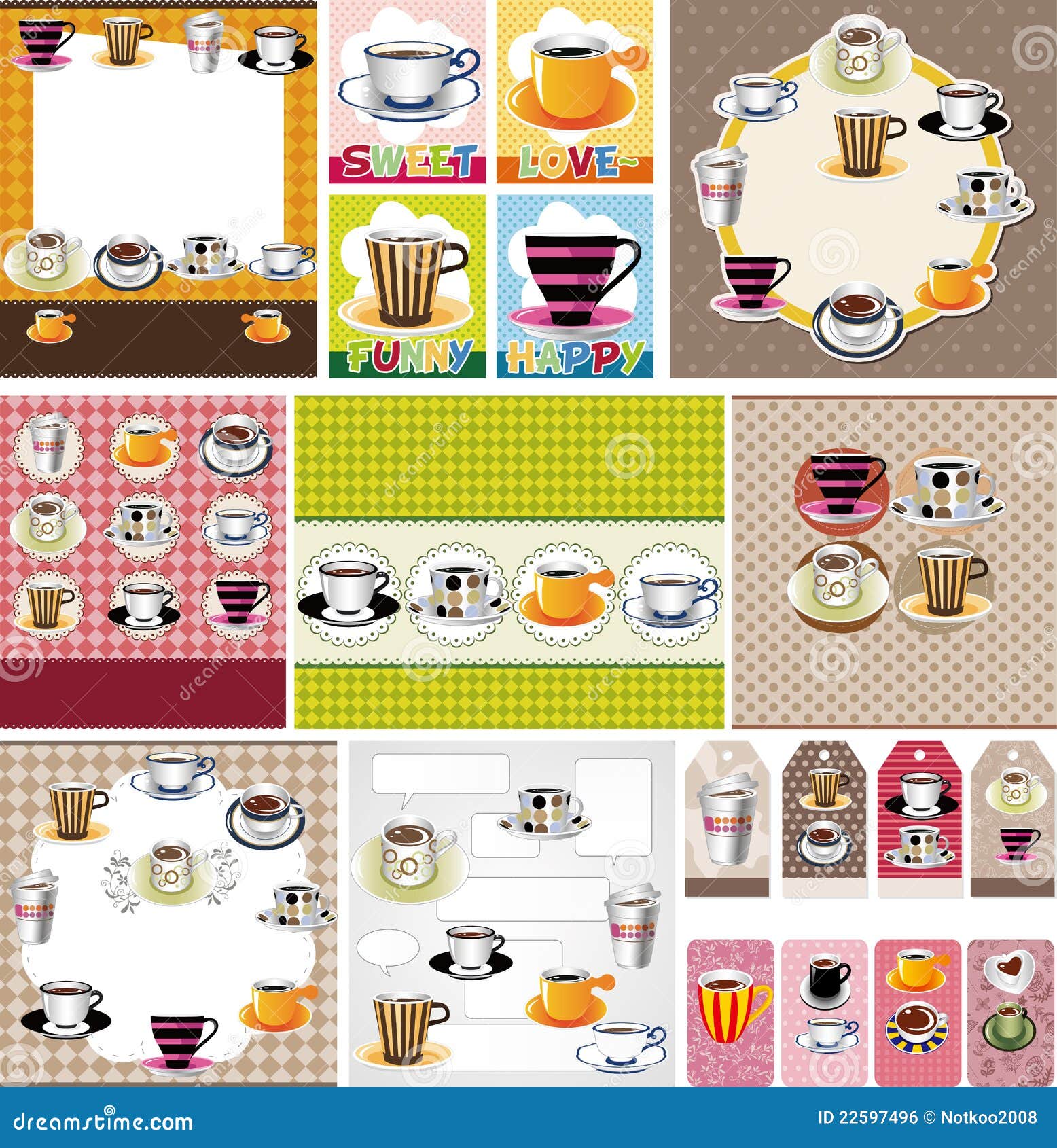 Cartoon Coffee Card Stock Illustrations – 16,808 Cartoon Coffee Card ...