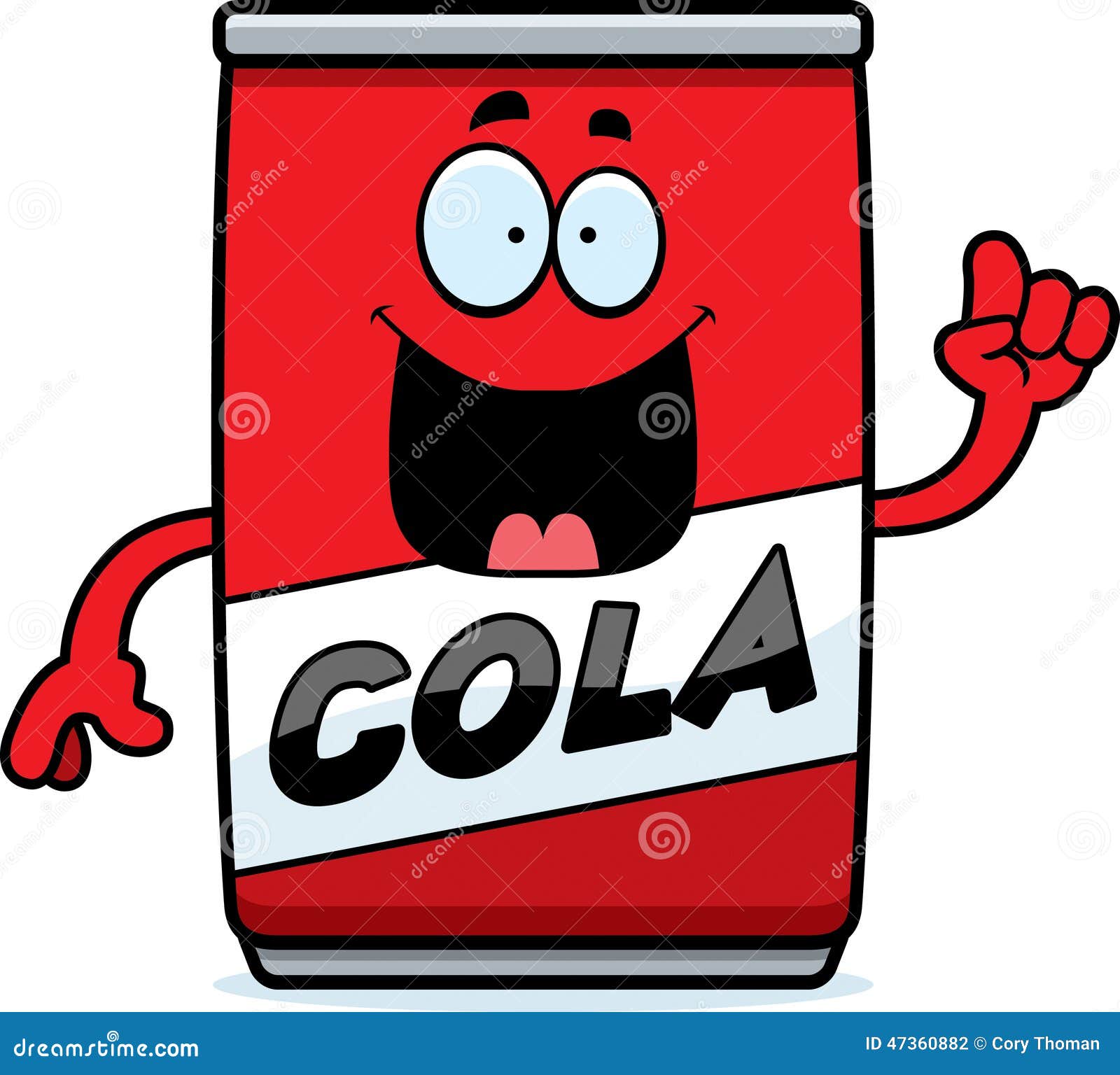 Cartoon Cola Can Idea stock vector. Illustration of carbonated - 47360882