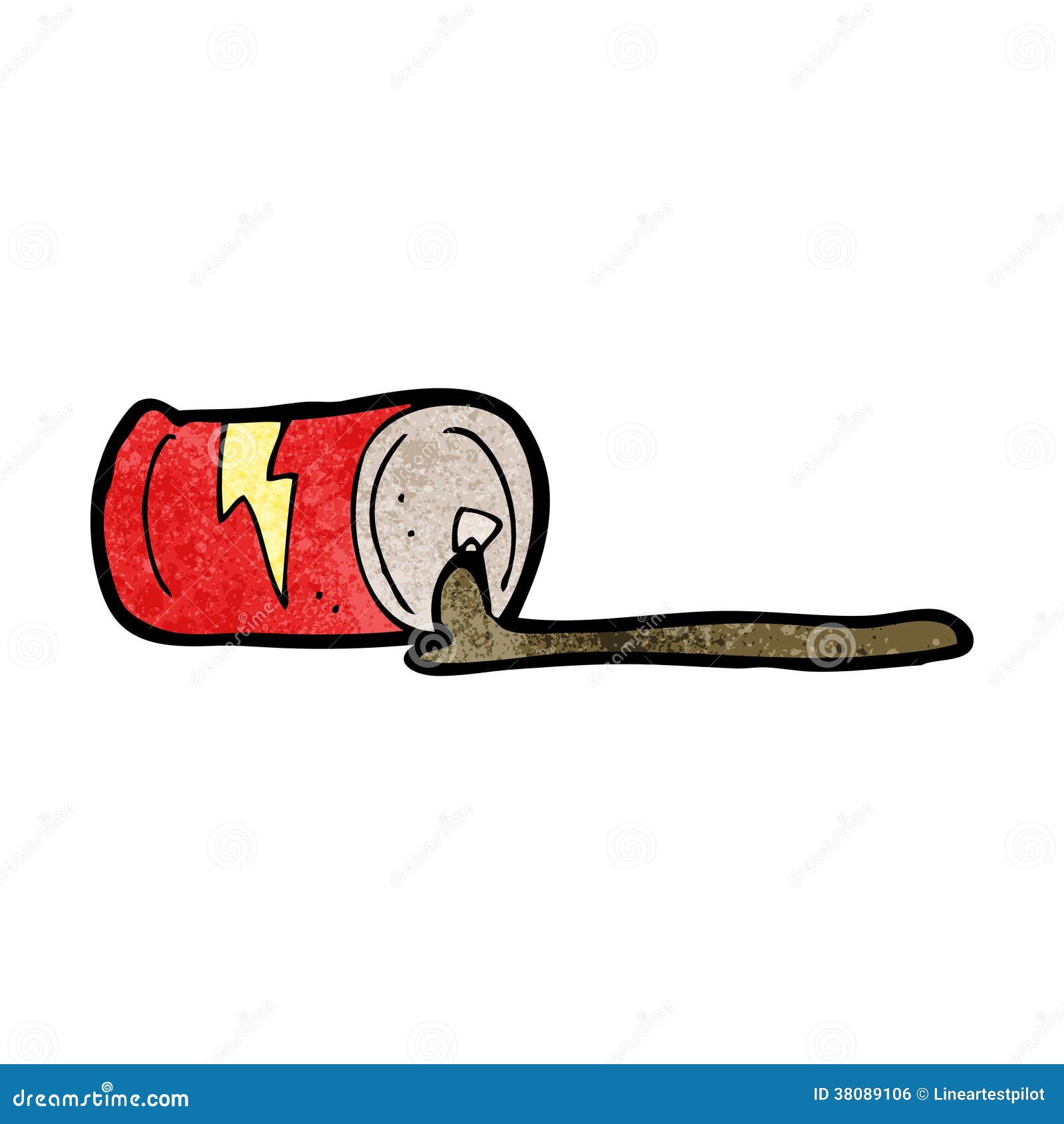 Cartoon cola can stock vector. Illustration of funny - 38089106