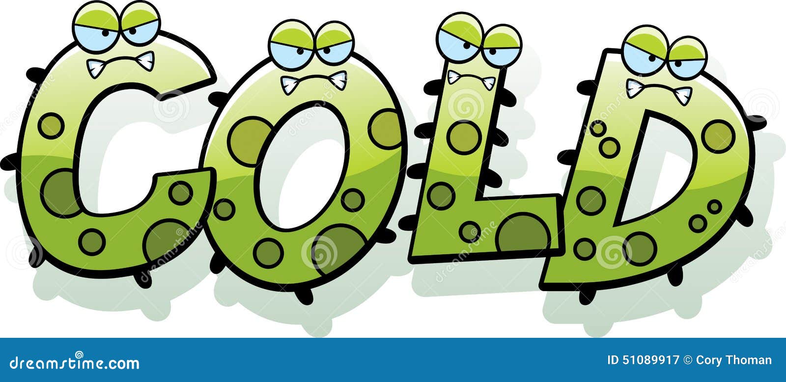 Cartoon Cold Bug Text stock vector. Illustration of words - 51089917