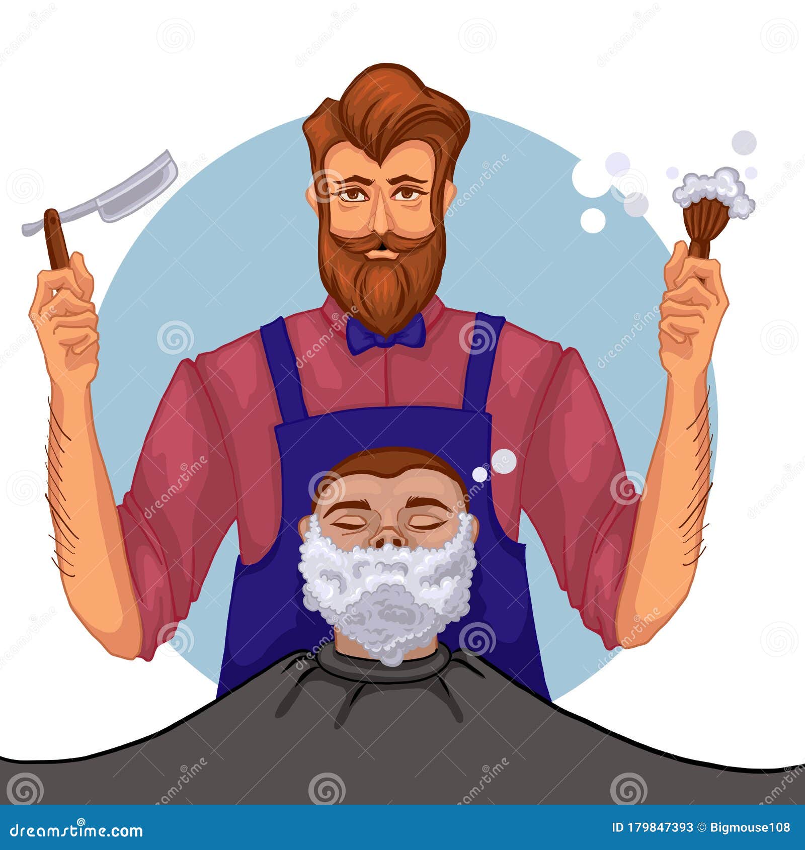 Cartoon Color Character Person Hipster Barber Concept Vector Vektor ... Cartoon Color Character Person Hipster Barber Concept Vector Vektor ...