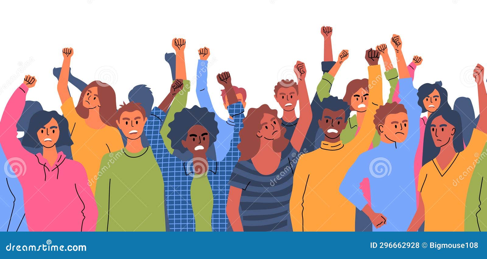 Crowd Of Protesters, Carrying Signs And Chanting Against Gmos Stock ...