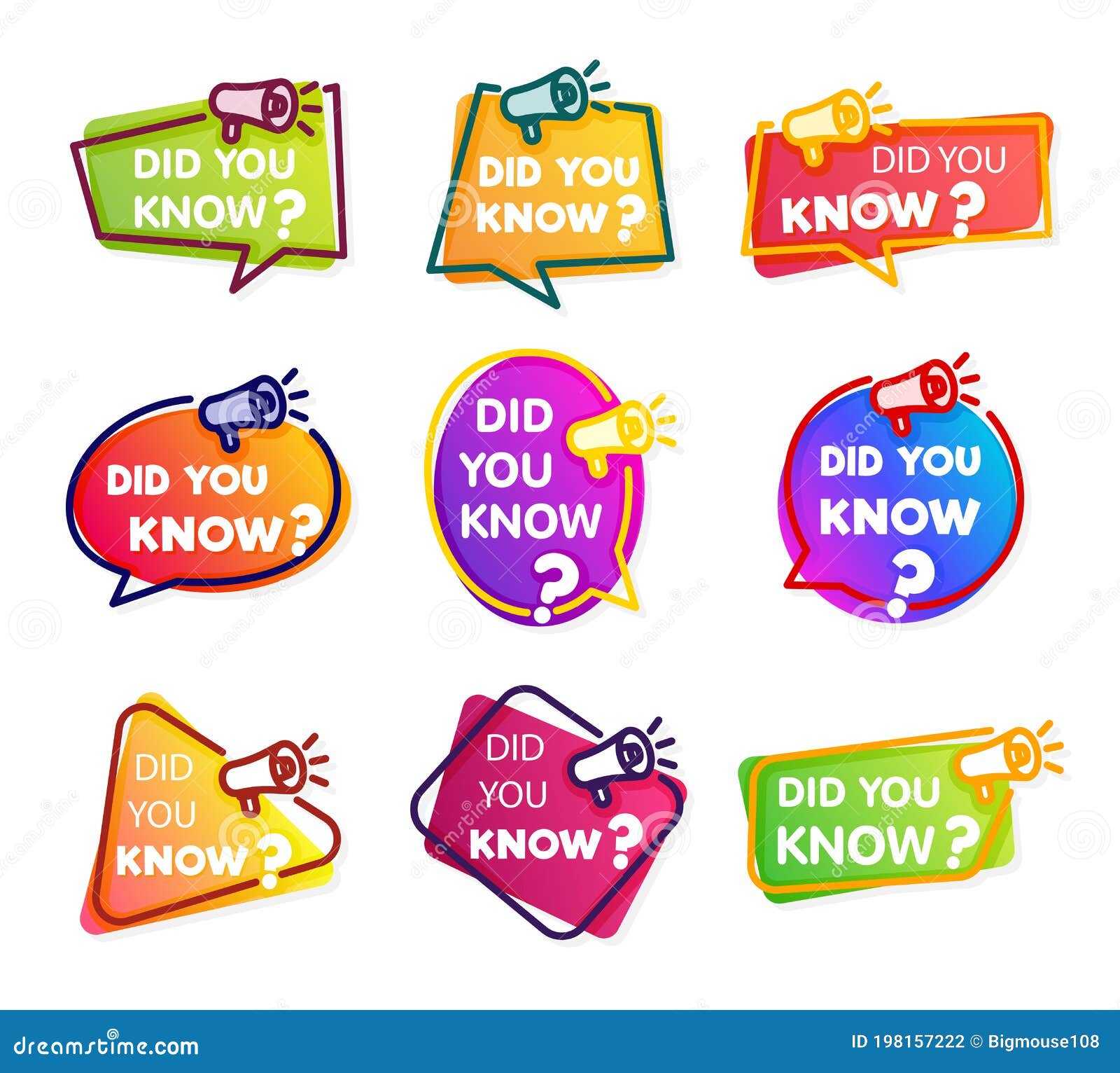 Do You Know. Label Sticker With Did You Know Speech Bubbles And ... Do You Know. Label Sticker With Did You Know Speech Bubbles And ...